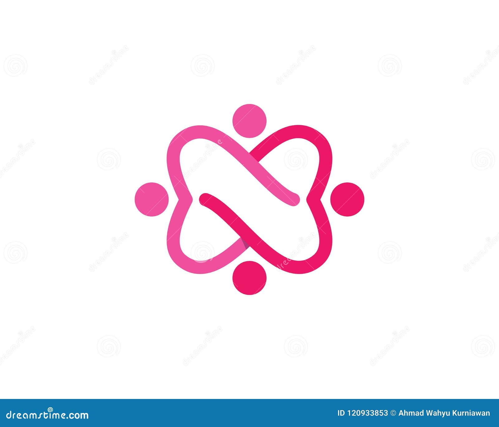 Amor Logo Vector ilustración del vector. Ilustración de tarjeta - 120933853