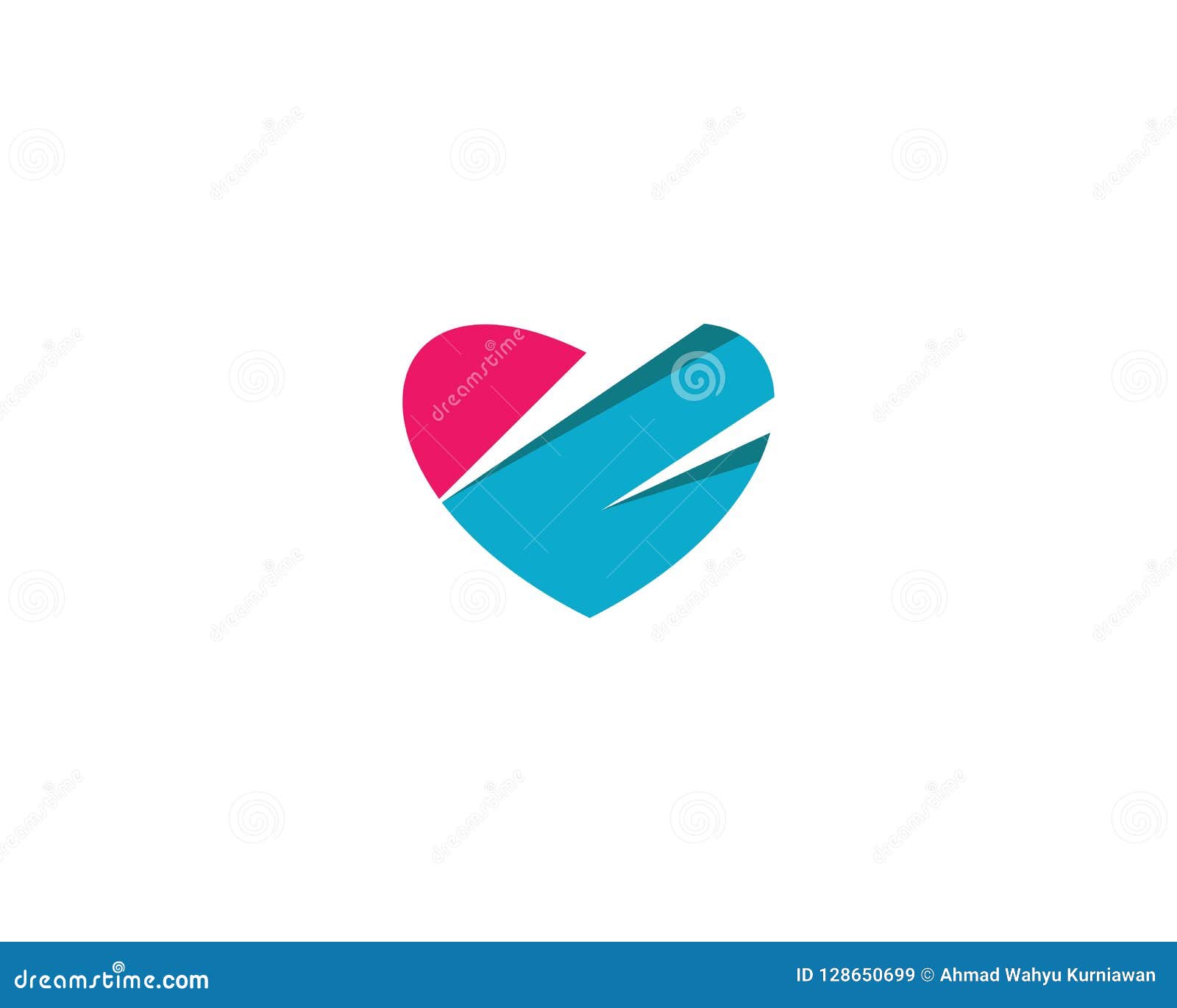 Amor Logo Vector ilustración del vector. Ilustración de mano - 128650699