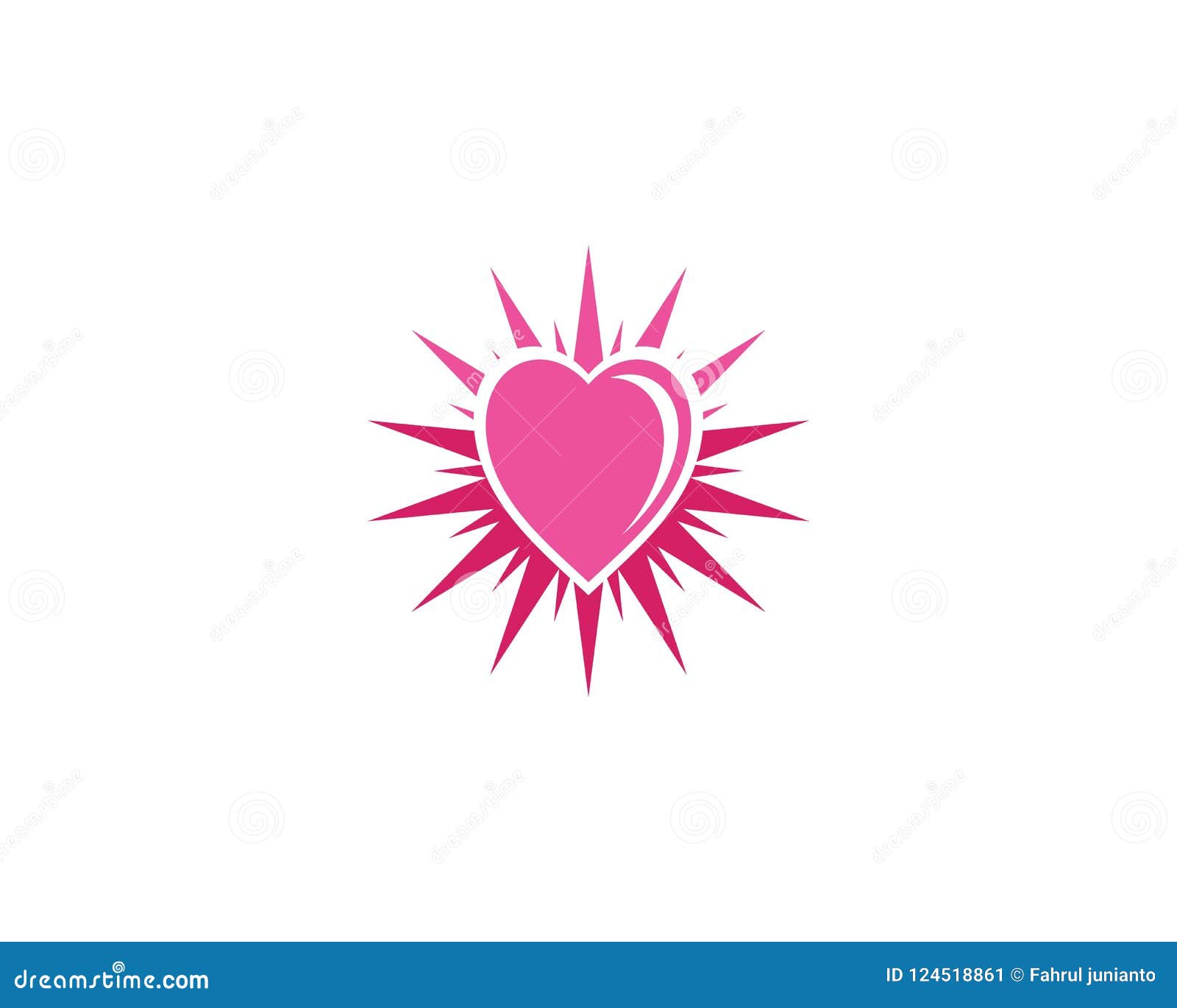 Amor Logo Vector Template ilustración del vector. Ilustración de amor ...