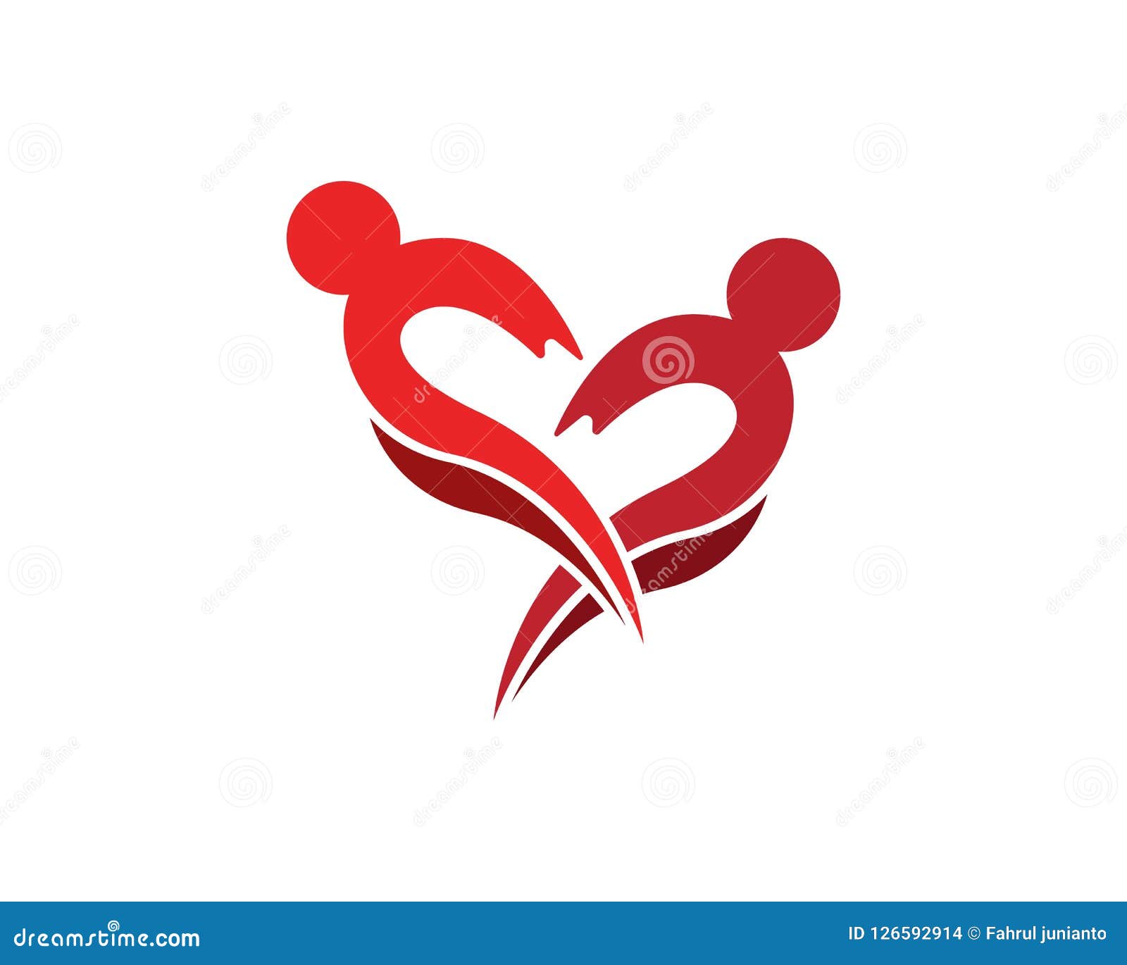 Amor Logo Vector Template ilustración del vector. Ilustración de ...