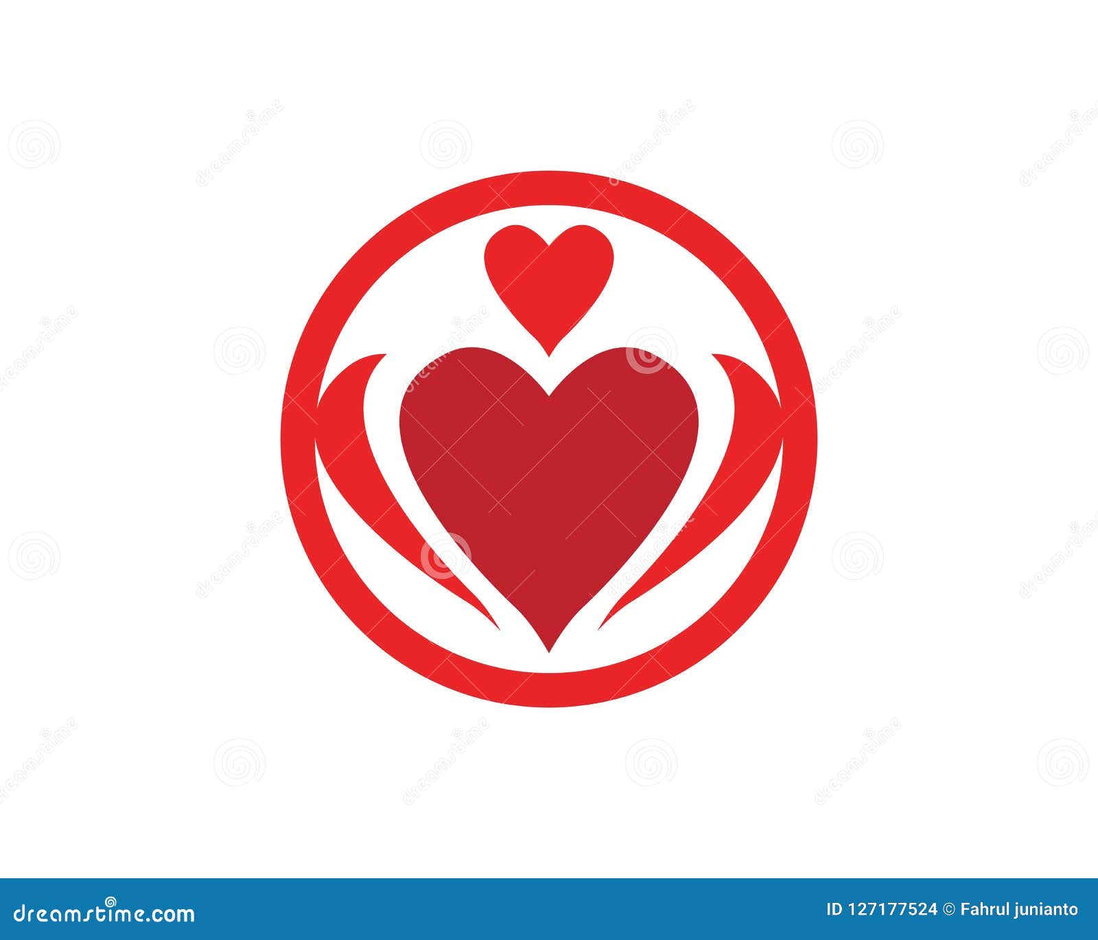 Amor Logo Vector Template ilustración del vector. Ilustración de ...