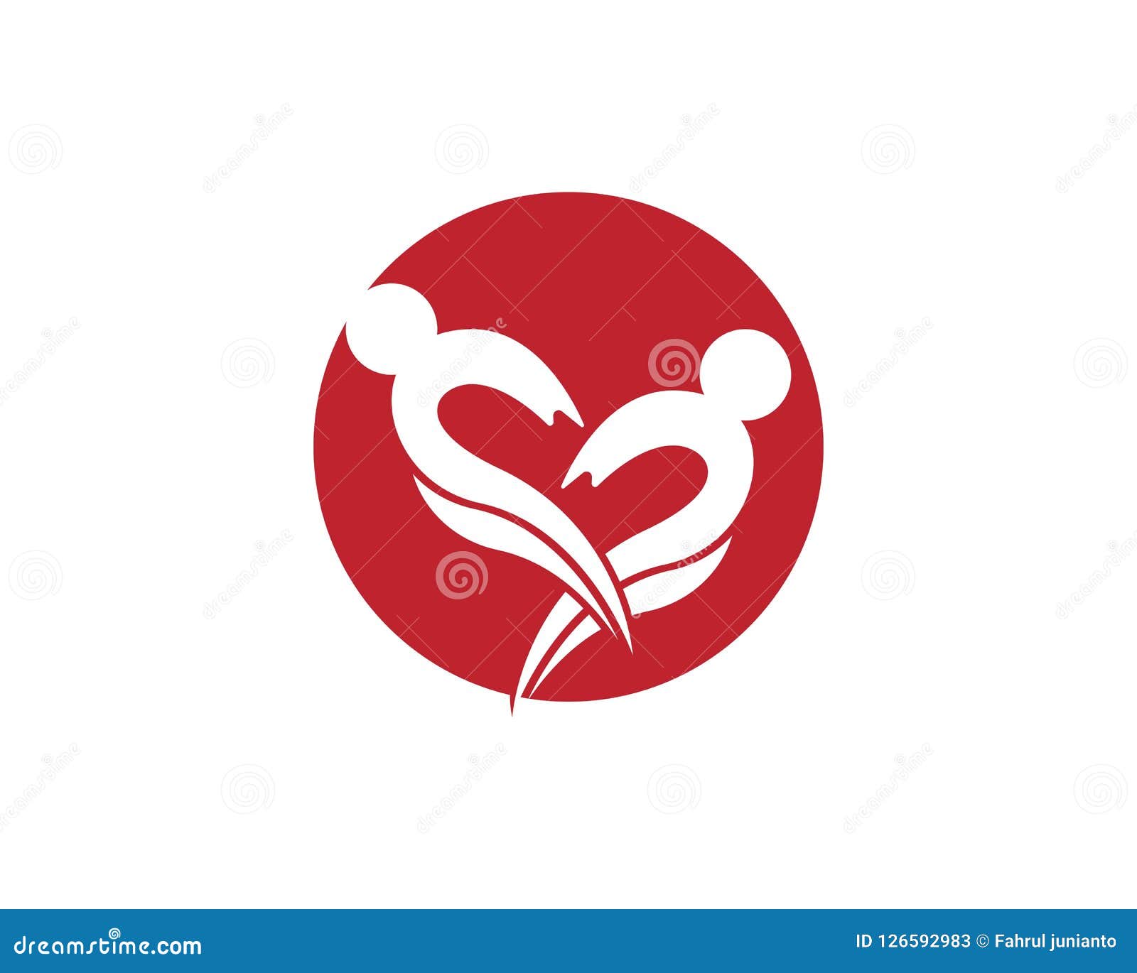 Amor Logo Vetora Template ilustração do vetor. Ilustração de vermelho ...