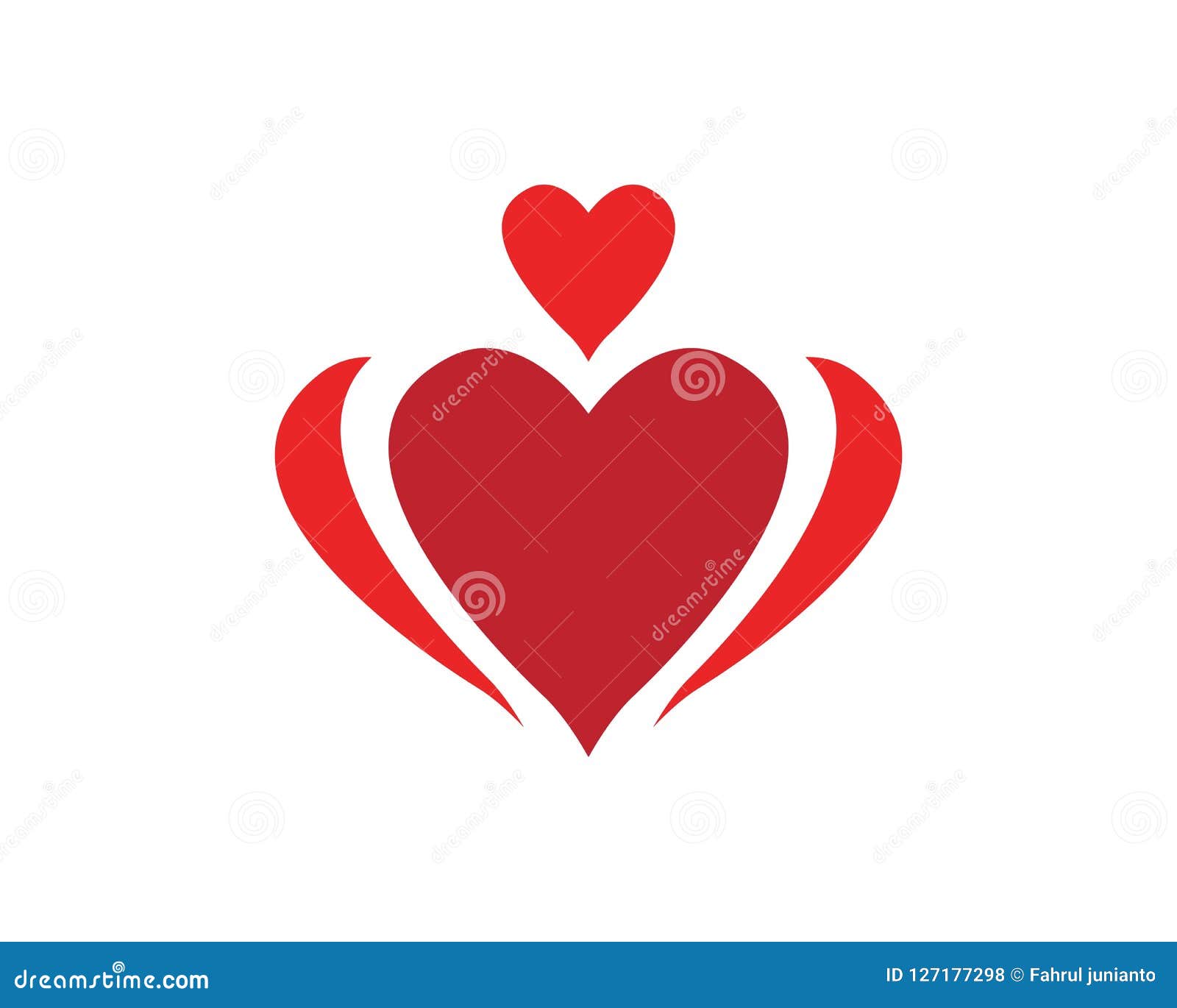 Amor Logo Vetora Template ilustração do vetor. Ilustração de pintado ...