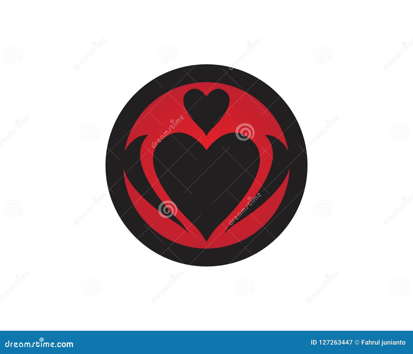 Amor Logo Vetora Template ilustração do vetor. Ilustração de logotipo ...