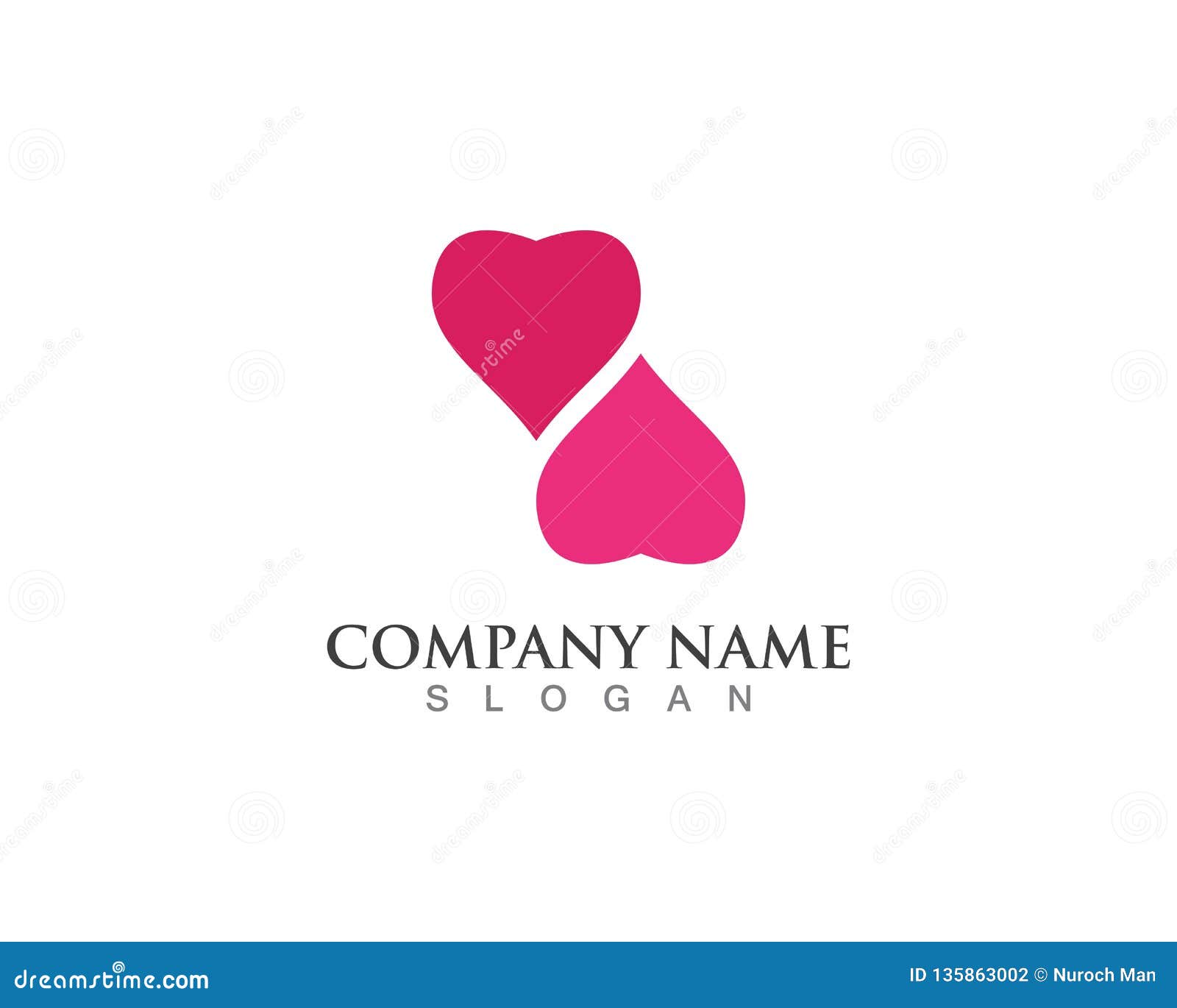 Amor Logo Vetora Template ilustração do vetor. Ilustração de linha ...