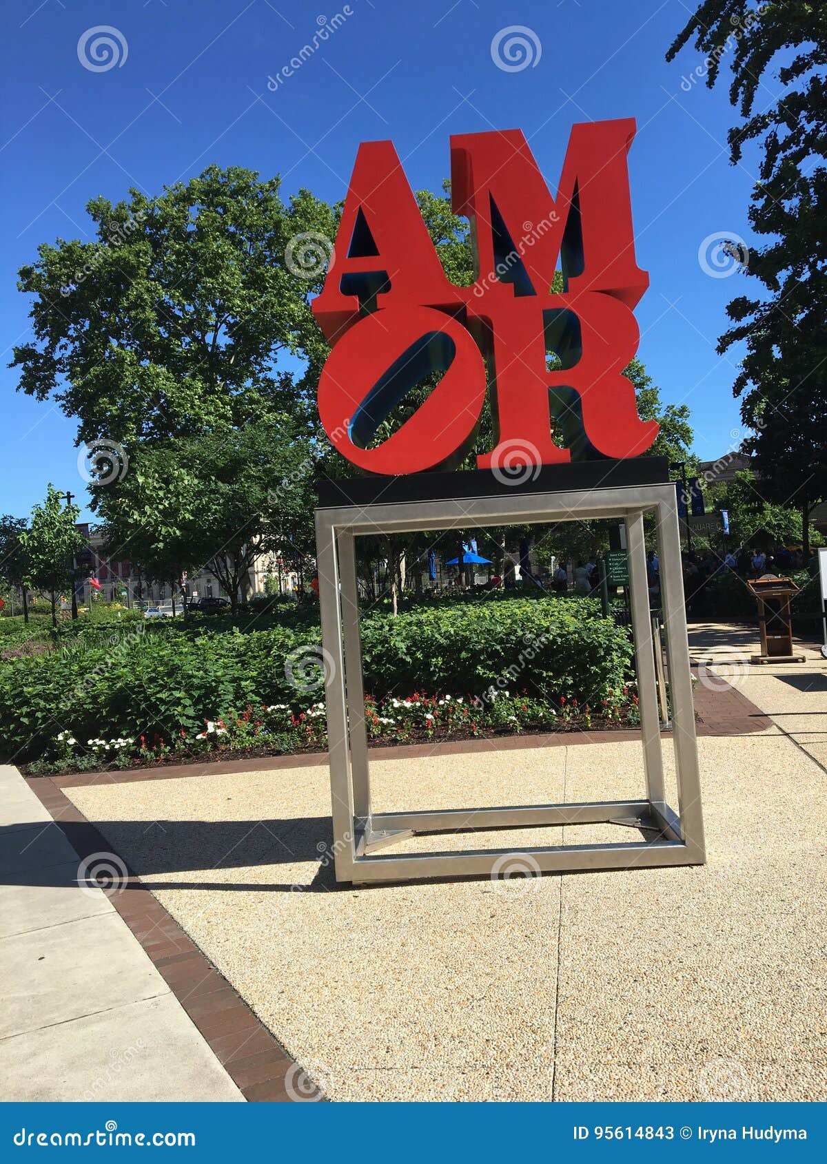 Amor editorial stock photo. Image of park, philadelphia - 95614843