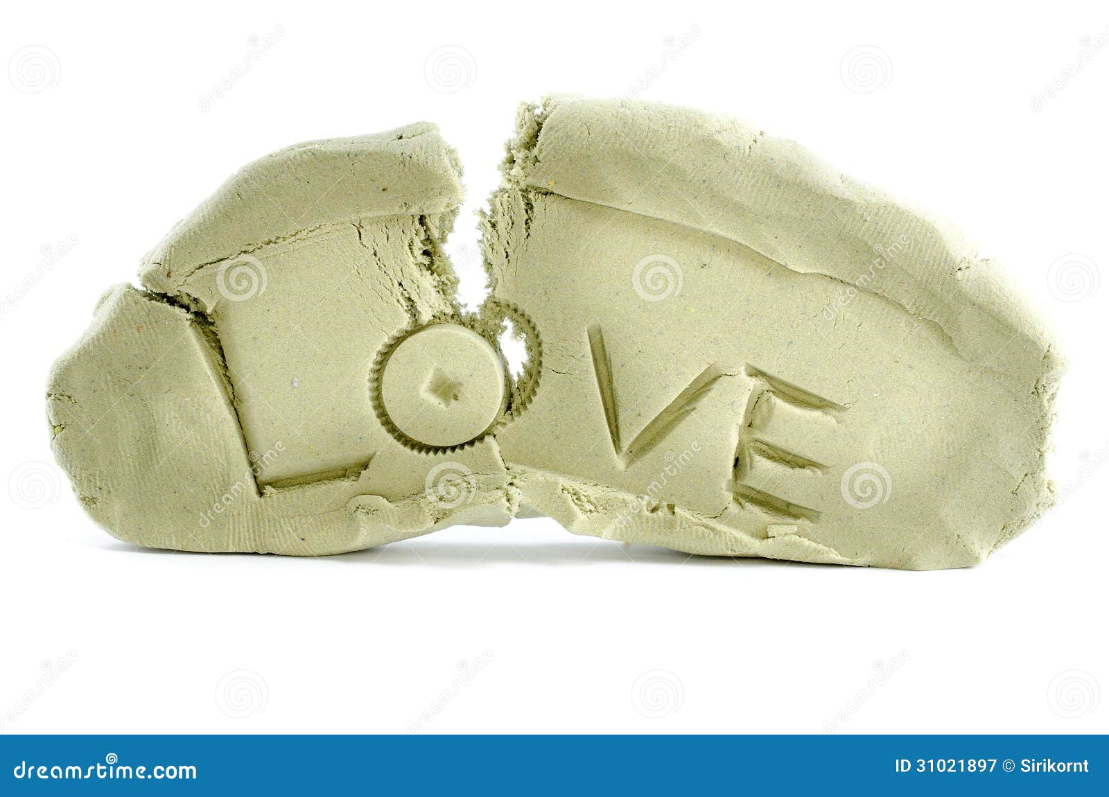 Amor quebrado imagem de stock. Imagem de brilhante, sentimento - 31021897