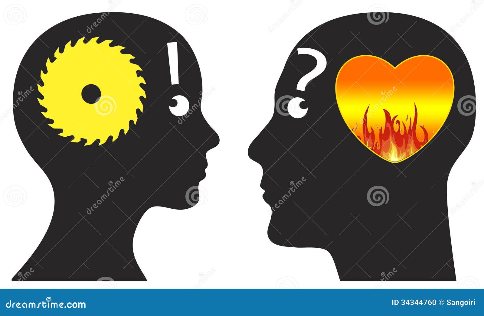 Amor rechazado stock de ilustración. Ilustración de deseo - 34344760