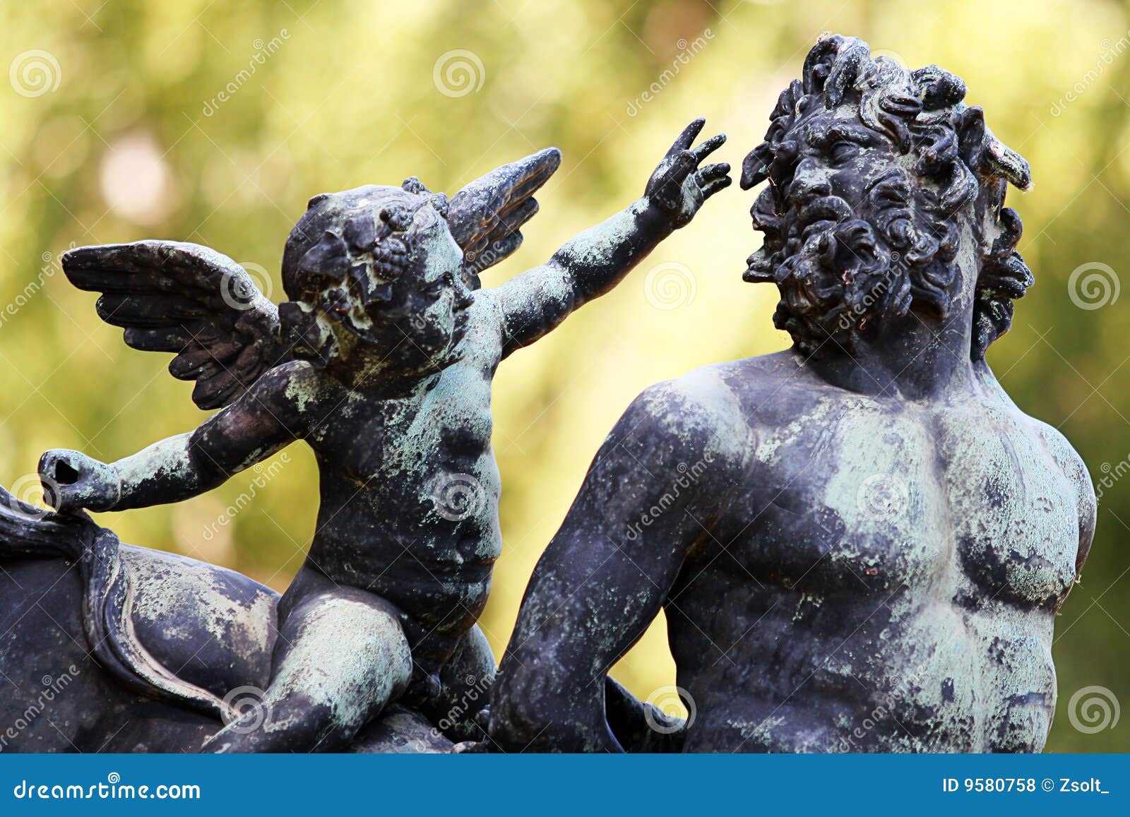 Amor und Zentaur stockfoto. Bild von mythus, skulptur - 9580758