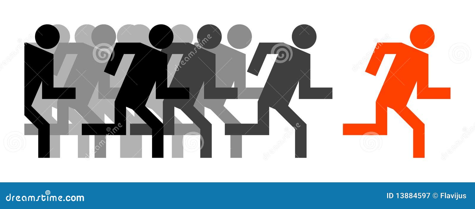 Amorce de personne illustration de vecteur. Illustration du rouge ...