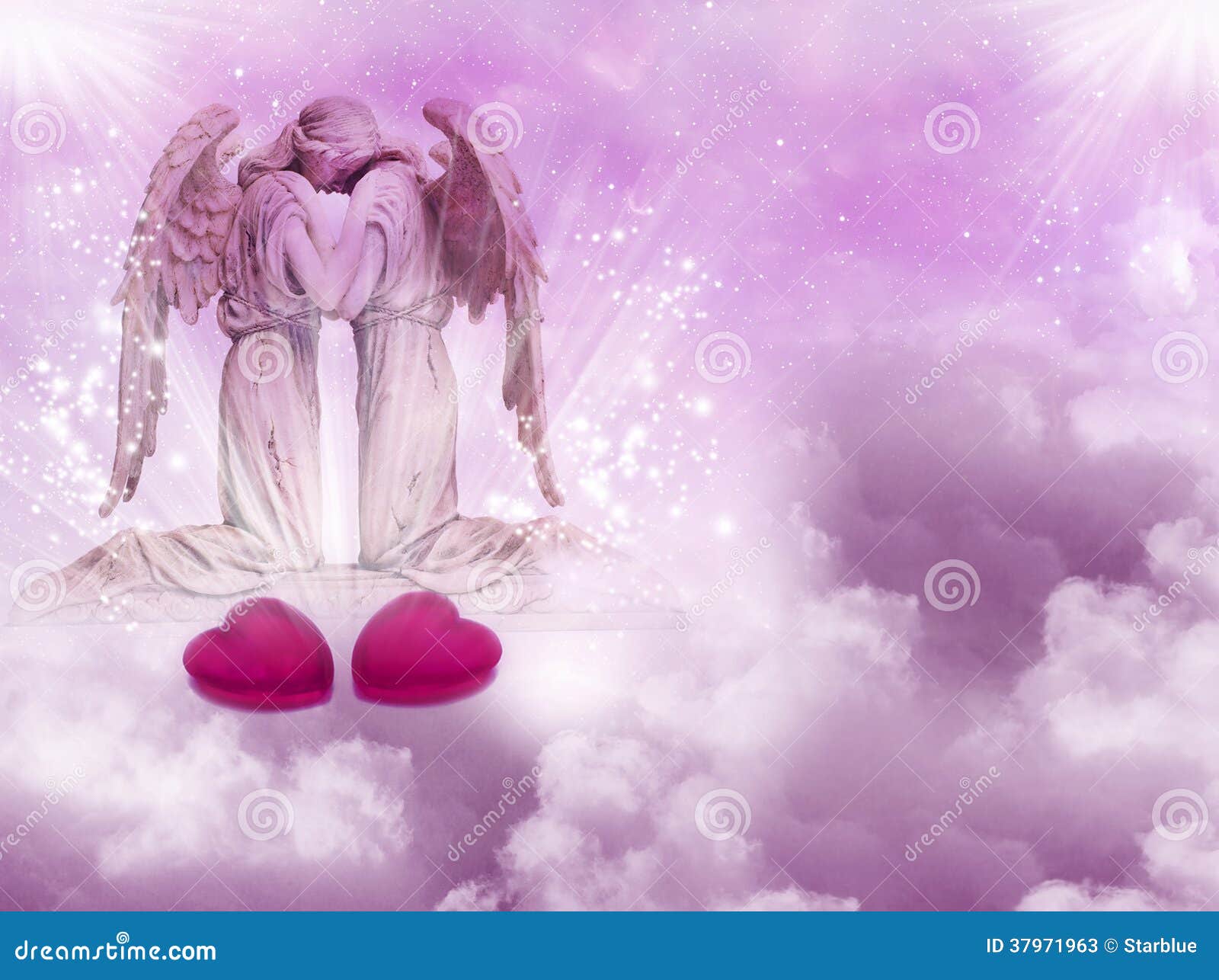 Amore di angelo immagine stock. Immagine di angelico - 37971963