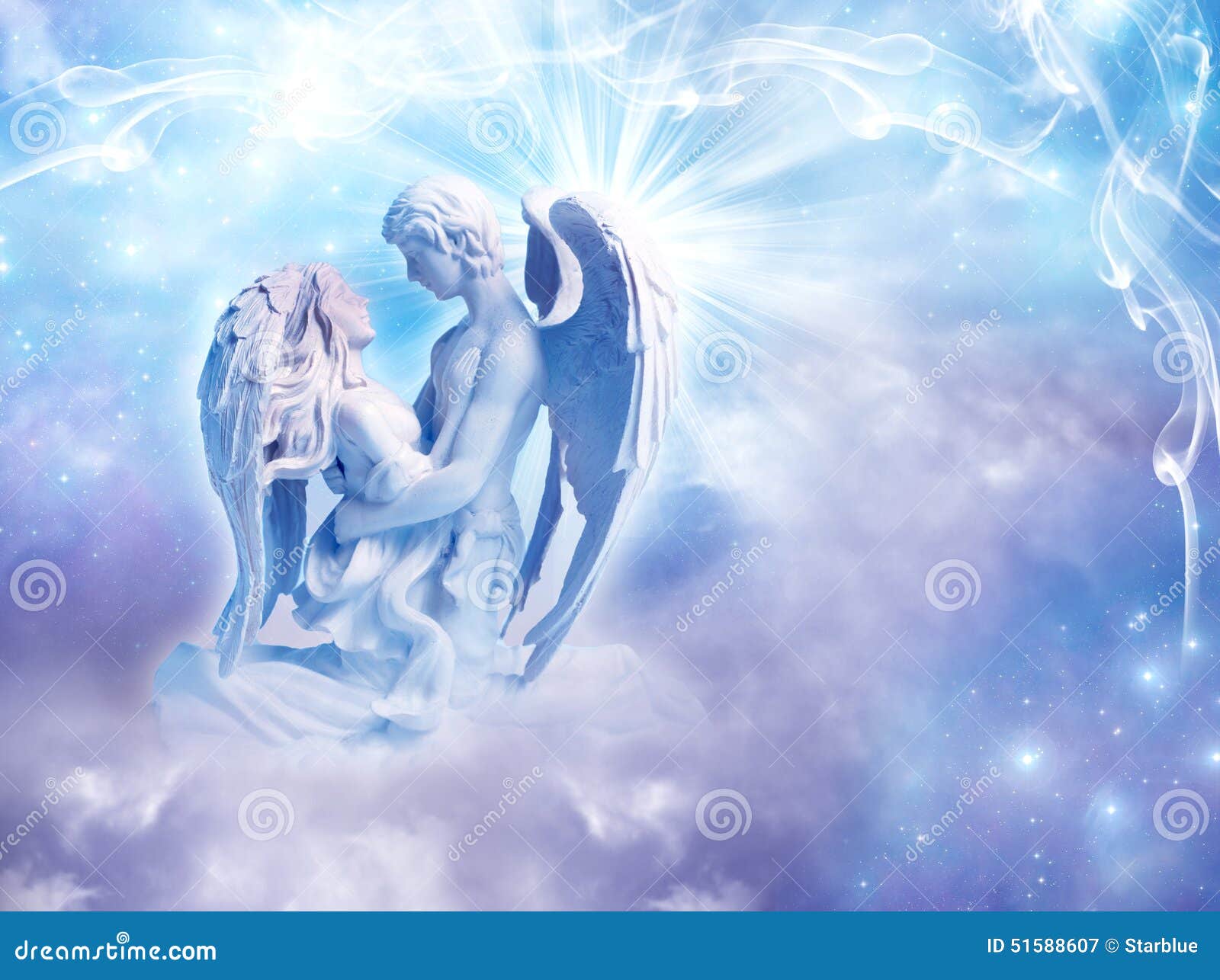 Amore di angelo immagine stock. Immagine di esoterico - 51588607