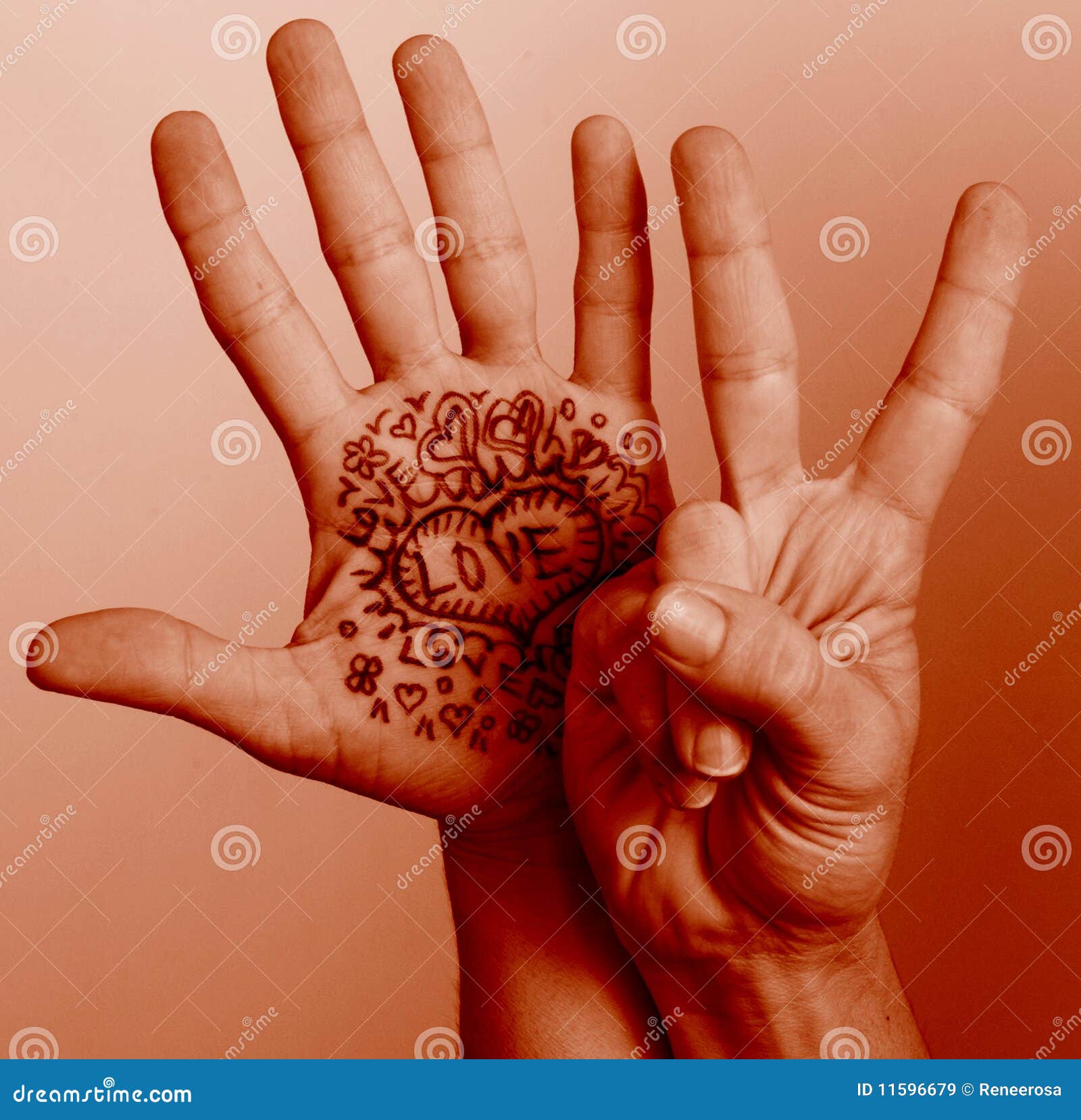 Amore di pace immagine stock. Immagine di amore, uomo - 11596679