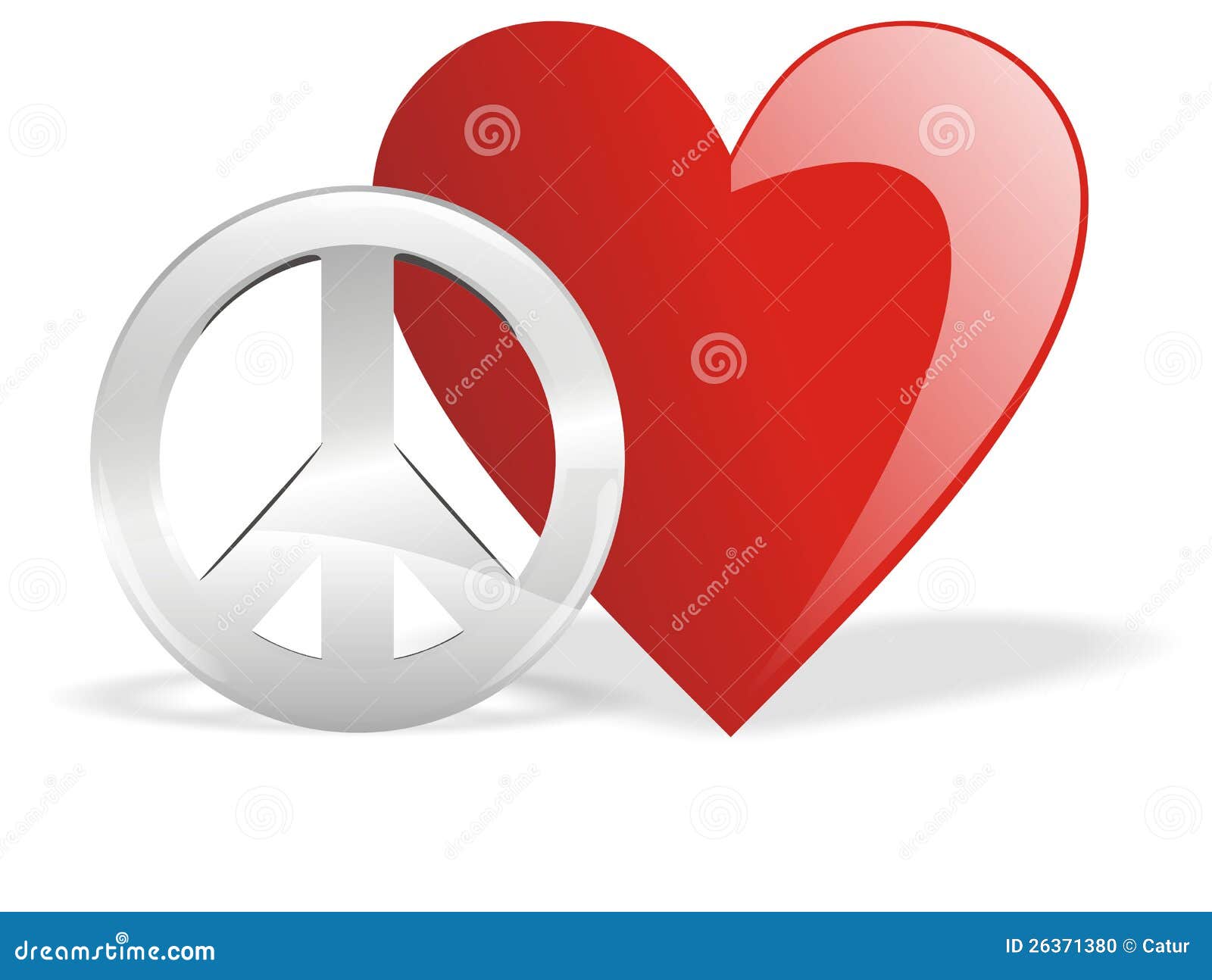 Amore e pace illustrazione di stock. Illustrazione di rotondo - 26371380