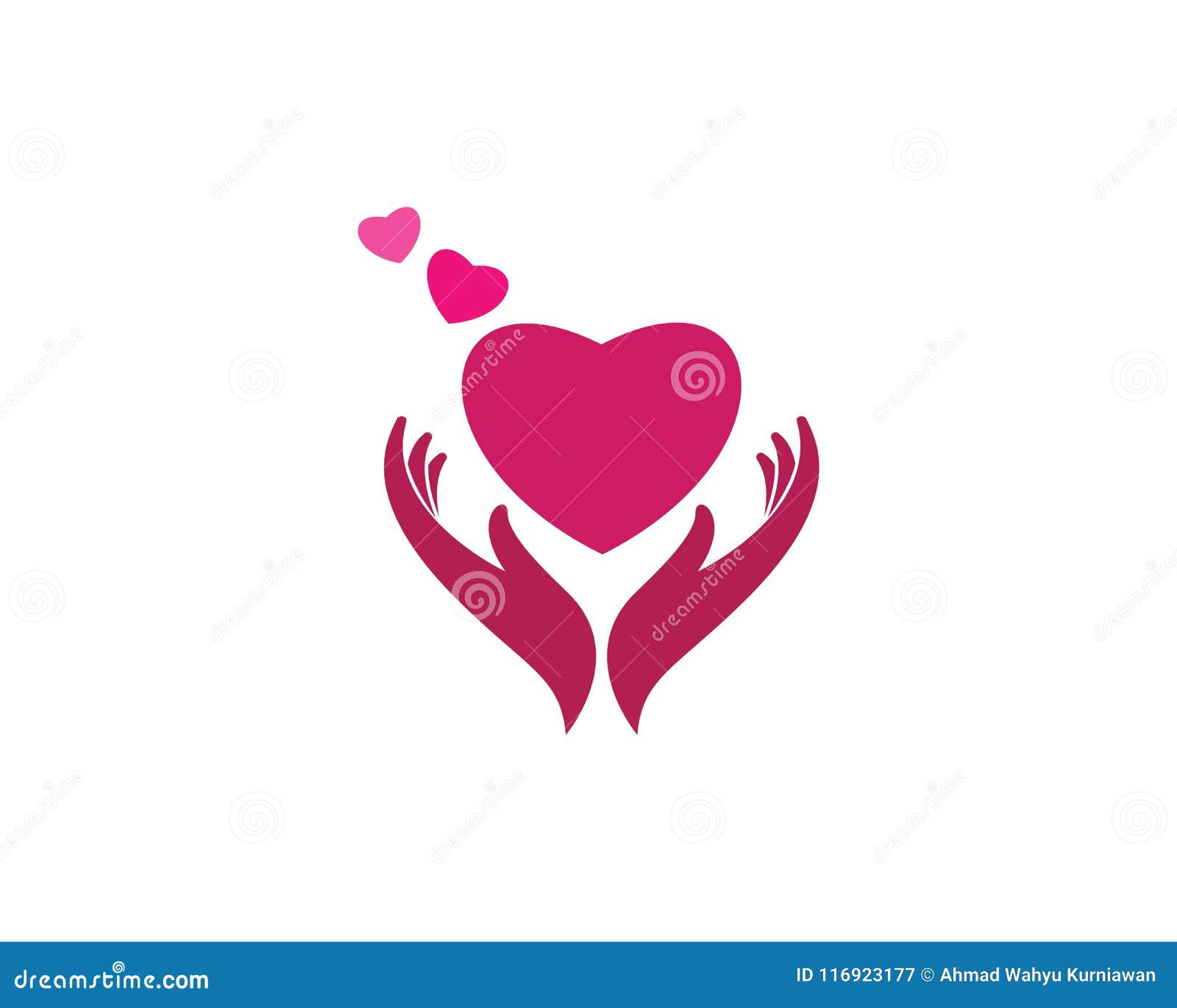 Amore Logo Vector illustrazione vettoriale. Illustrazione di padri ...