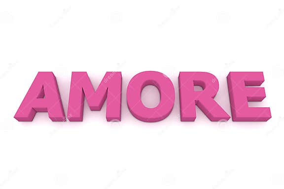 Amore in Pink/Purple stock illustration. Illustration of desire - 11065409
