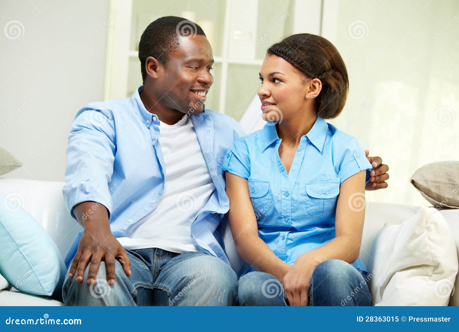 Amorous couple stock image. Image of feminine, love, expression - 28363015