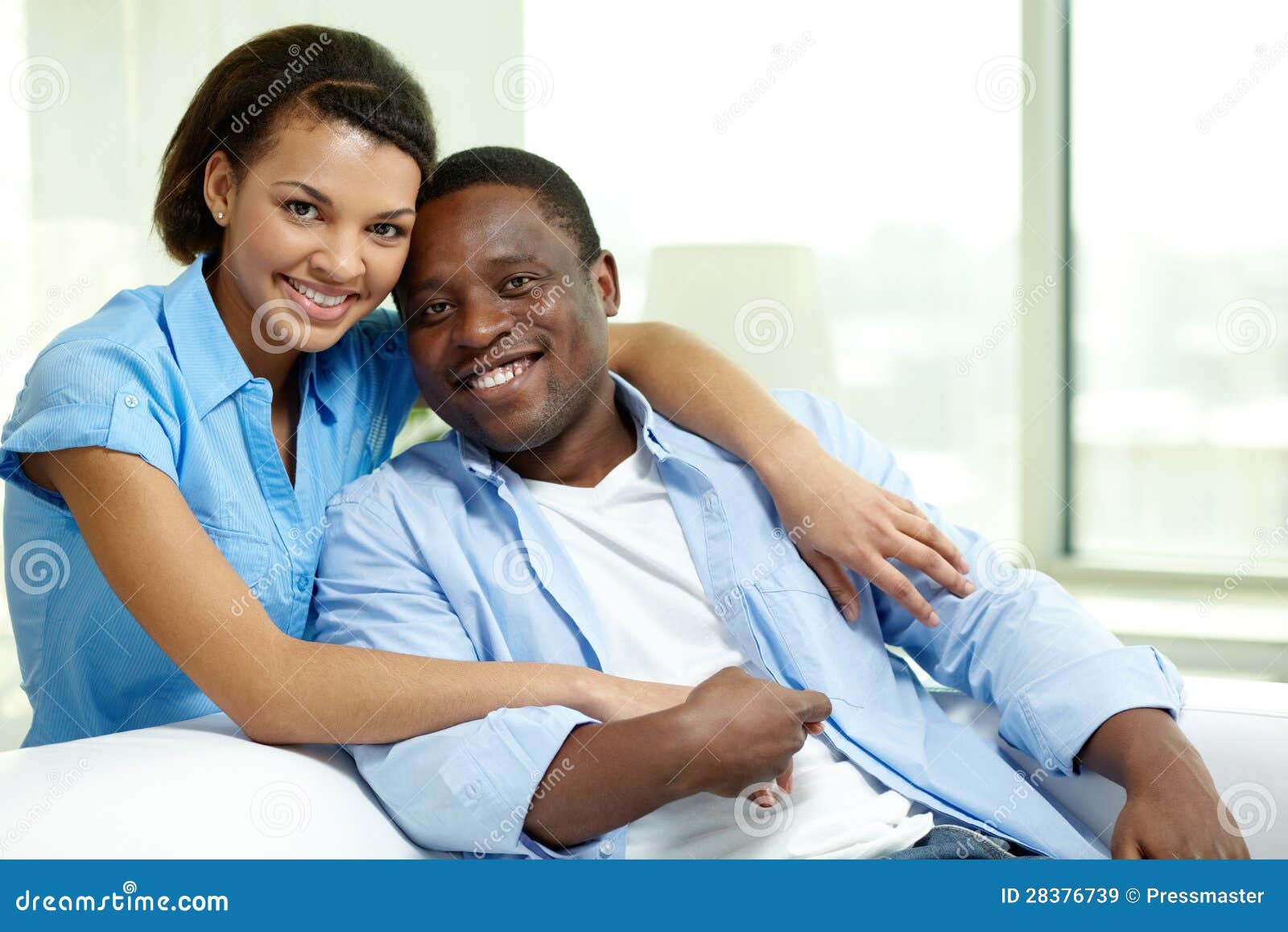 Amorous couple stock image. Image of devoted, africanamerican - 28376739