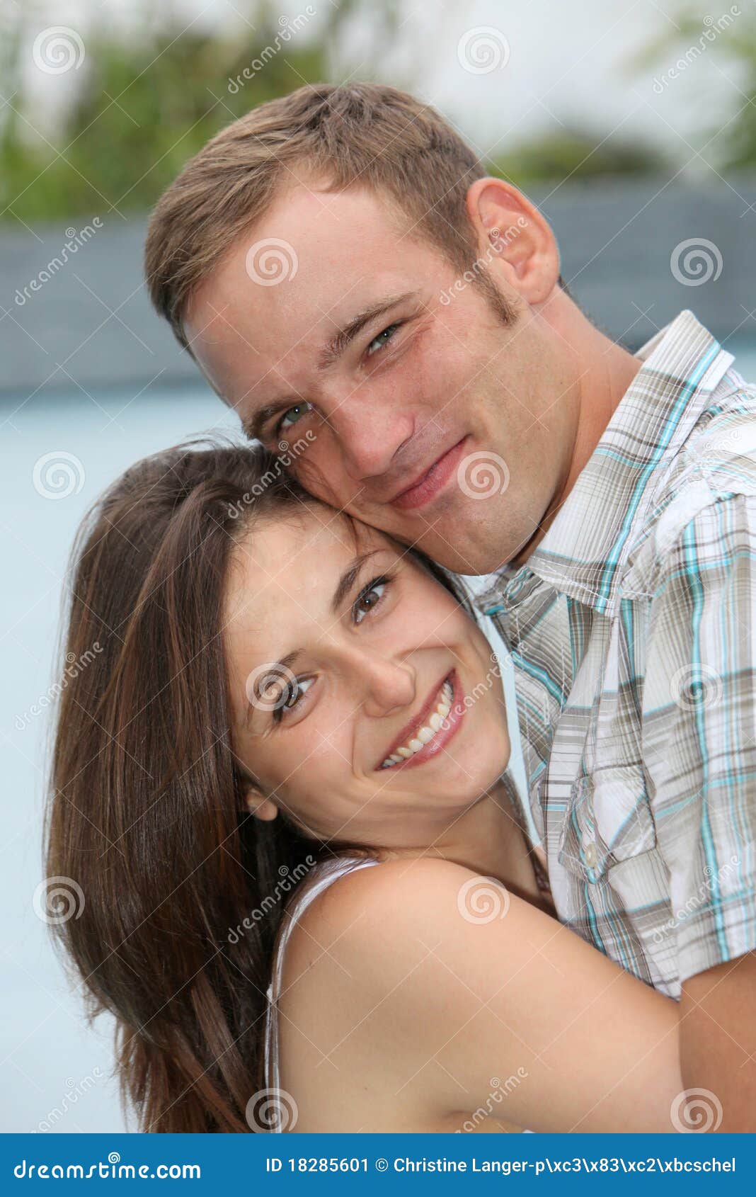 Amorous Young Couple Entwined Stock Image - Image of heterosexual ...