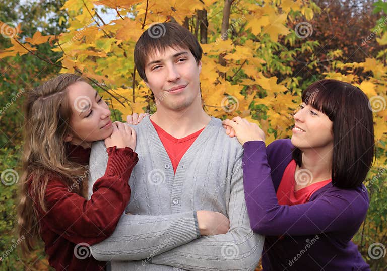 Amorousness. stock image. Image of happiness, girl, relations - 11237553