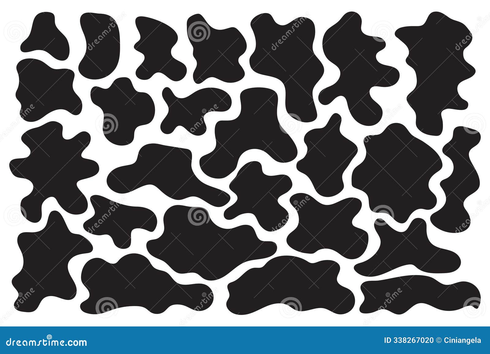 Amorphous Liquid Isolated Shape Set Vector Illustration | CartoonDealer ...
