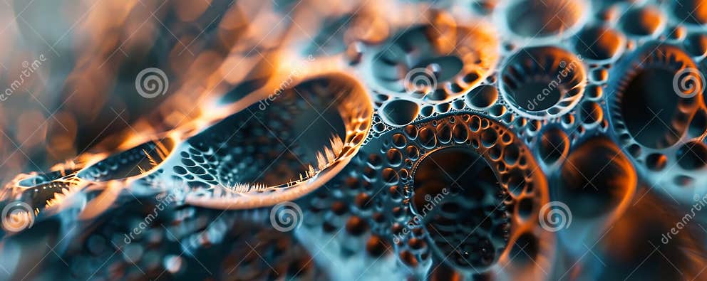 Amorphous Structure Changing Its Shape Stock Illustration ...