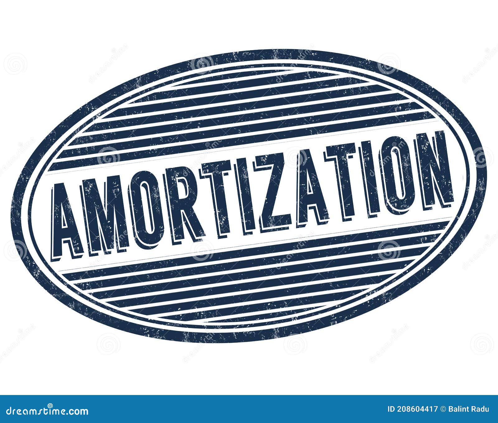 Amortization Grunge Rubber Stamp Stock Vector - Illustration of ...