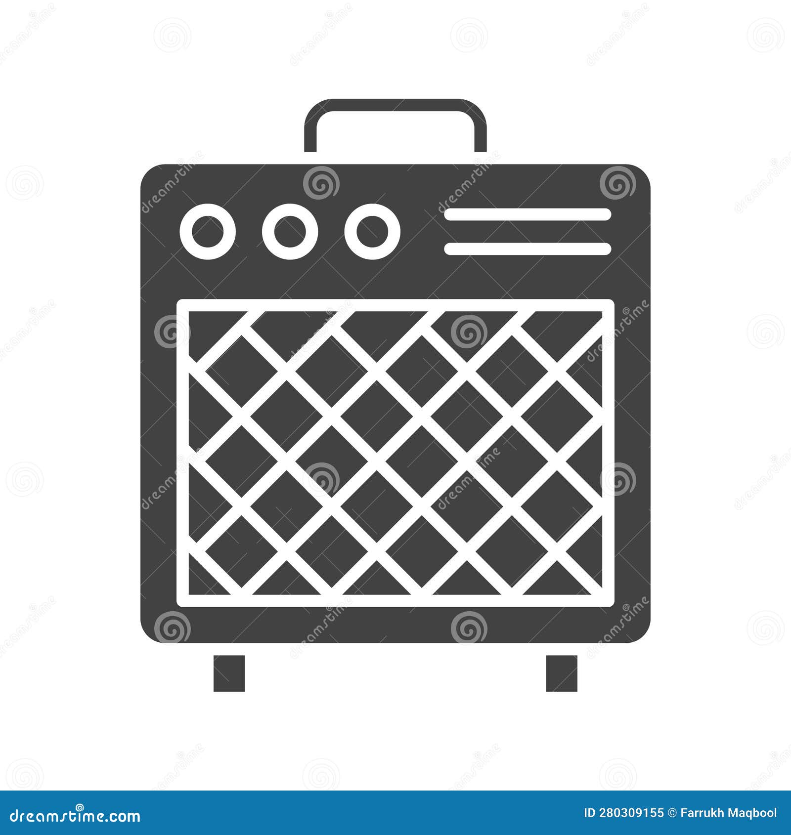Amp icon image. stock illustration. Illustration of icon - 280309155