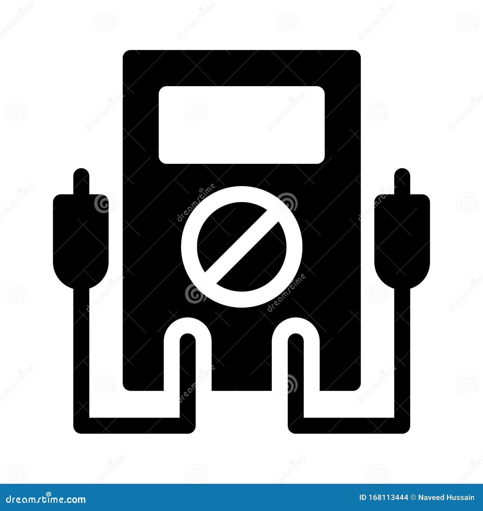 Ampere Vector Glyph Flat Icon Stock Illustration - Illustration of pack ...