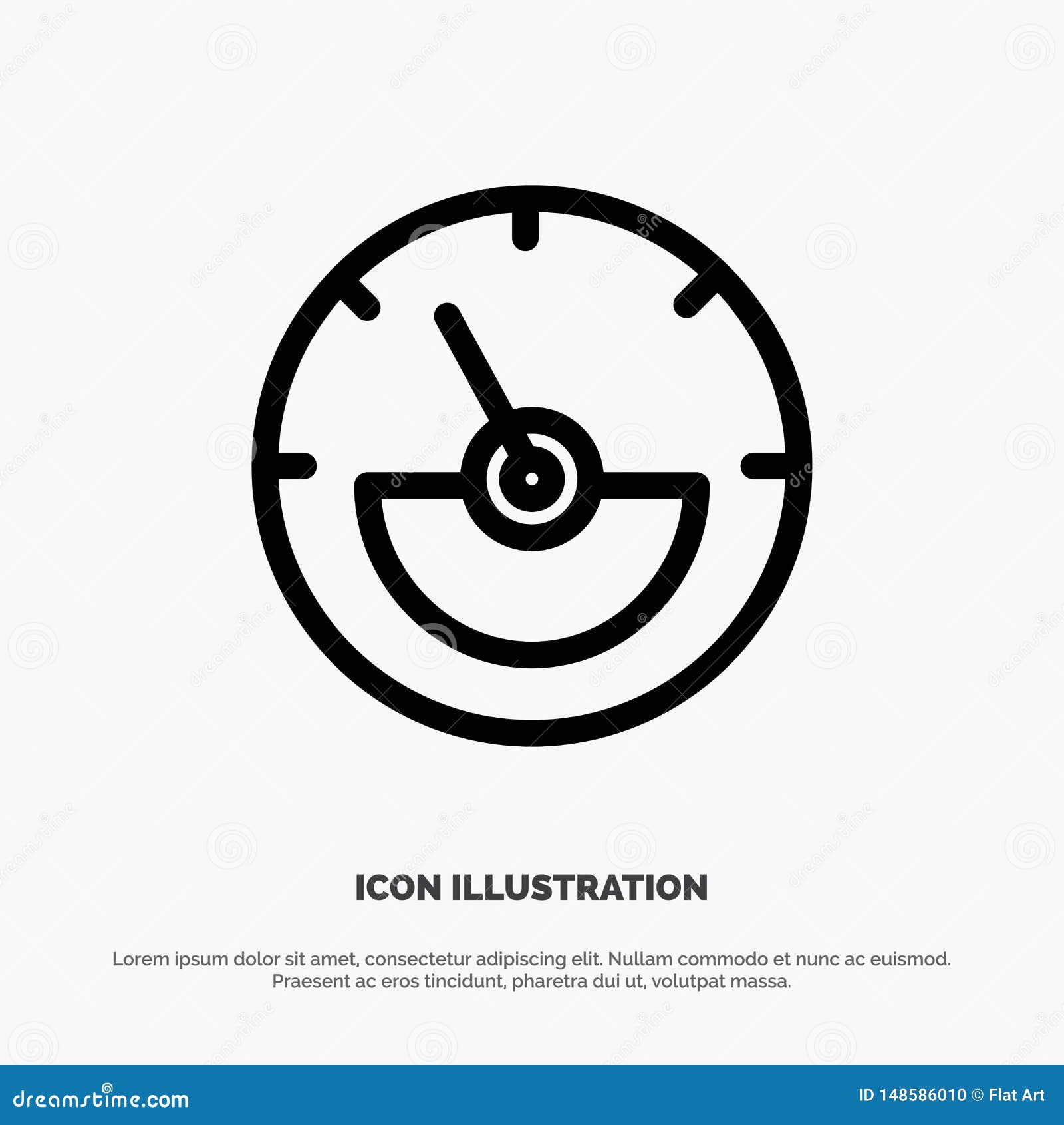 Ampere, Ampere Meter, Electrical, Energy Line Icon Vector Stock Vector ...