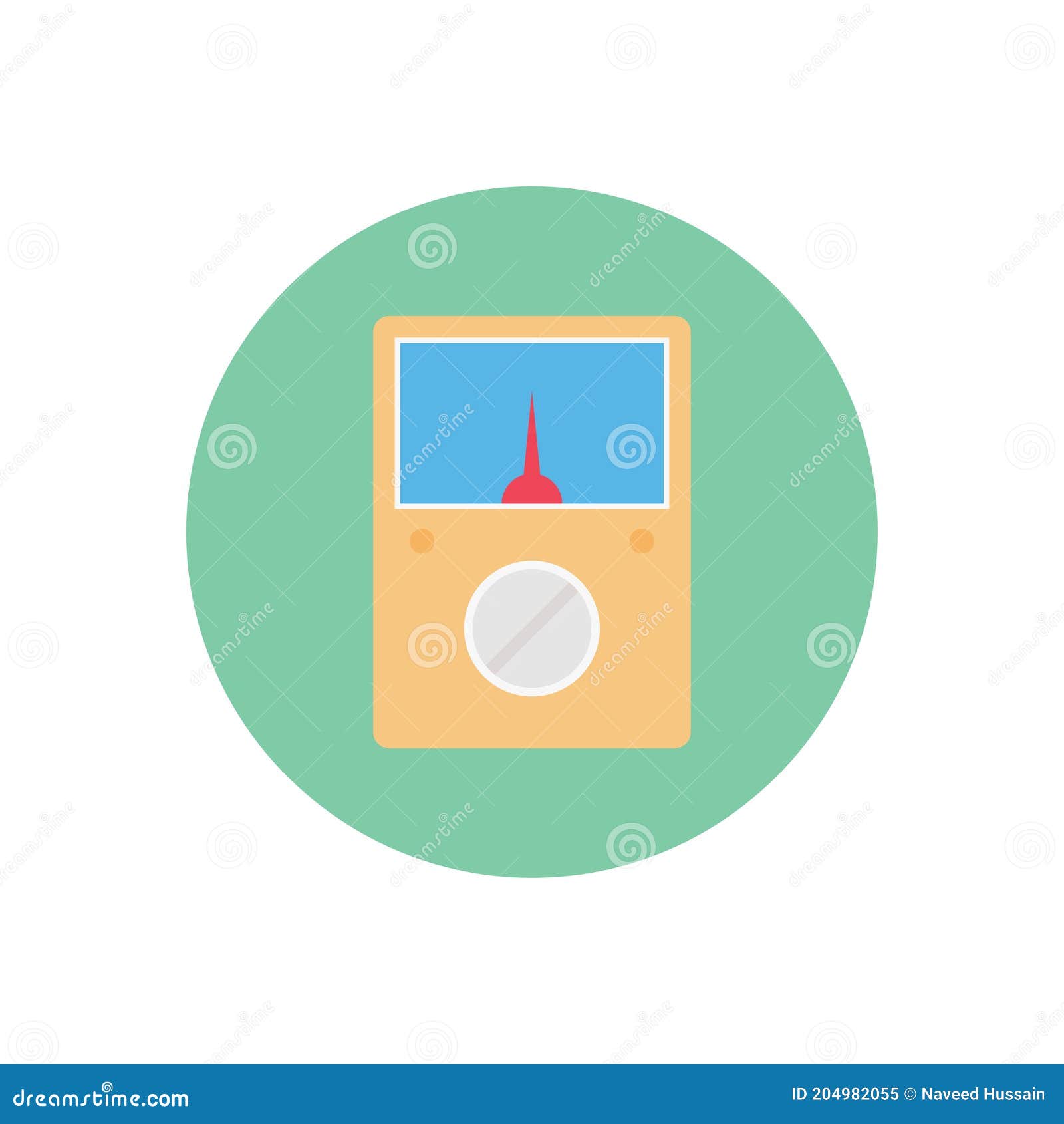 Ampere Vector Color Line Icon Royalty-Free Stock Photography ...