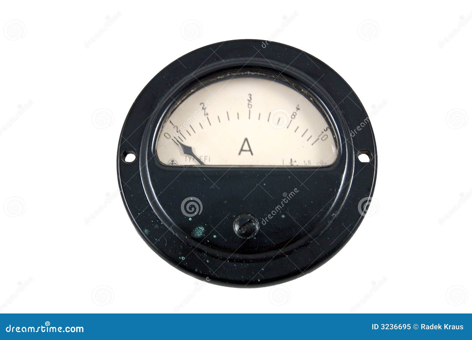 Amperemeter stock image. Image of equipment, apparatus - 3236695