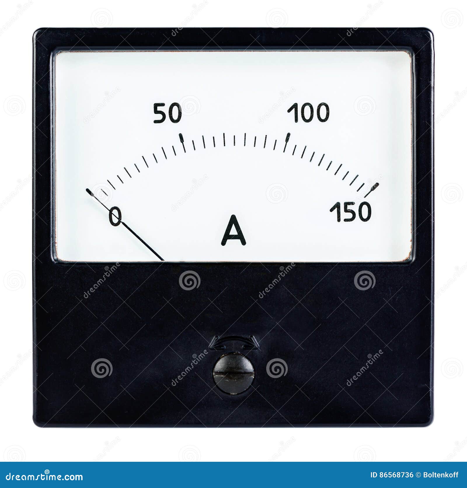 Amperemeter stock photo. Image of electricity, industrial - 86568736