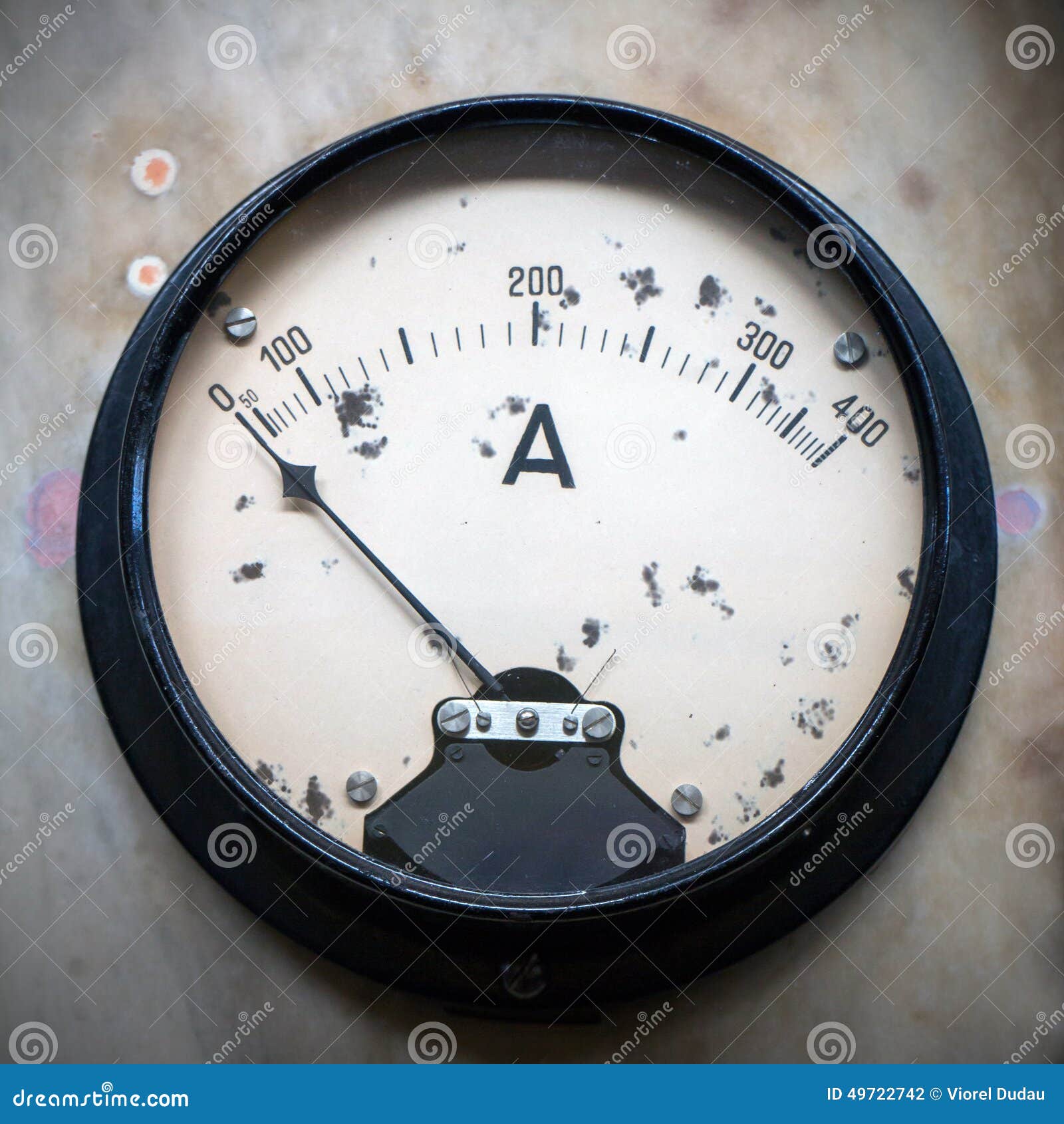Amperemeter stock photo. Image of tools, instrument, display - 49722742