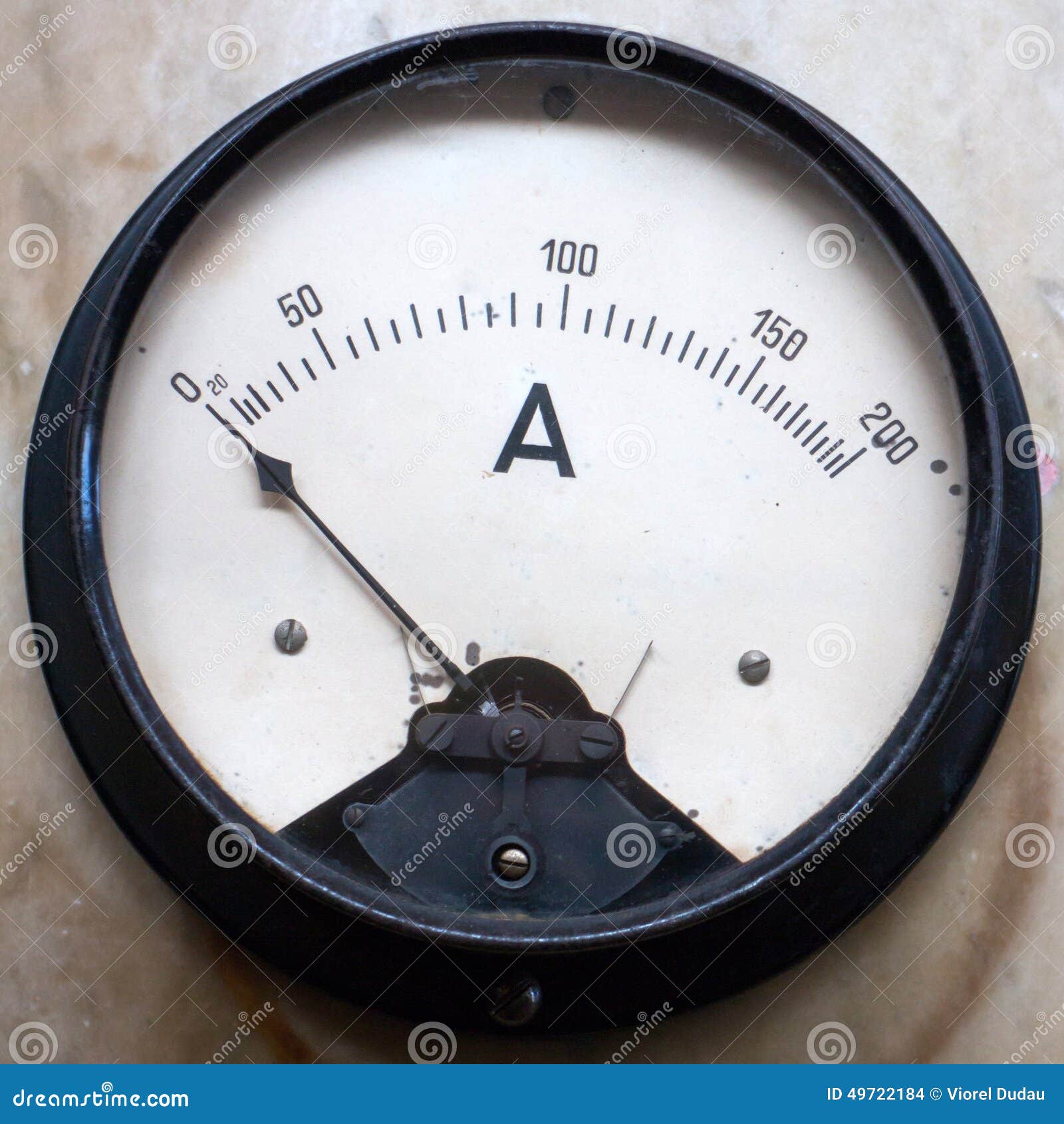 Amperemeter stock photo. Image of industry, meters, indicators - 49722184