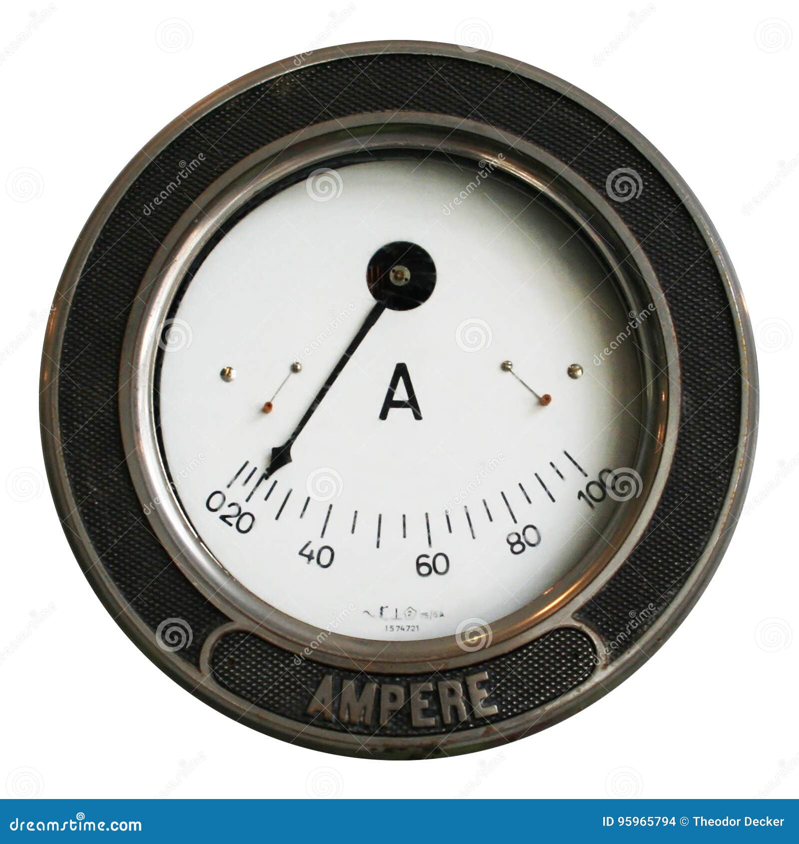 Amperemeter2 stock photo. Image of measure, antique, power - 95965794