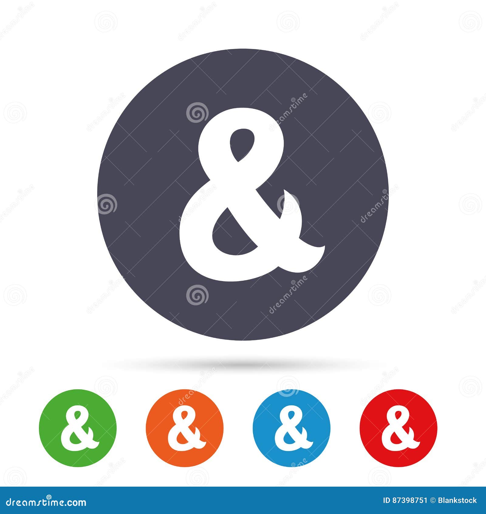 Ampersand Sign Icon. Logical Operator and. Stock Vector - Illustration ...
