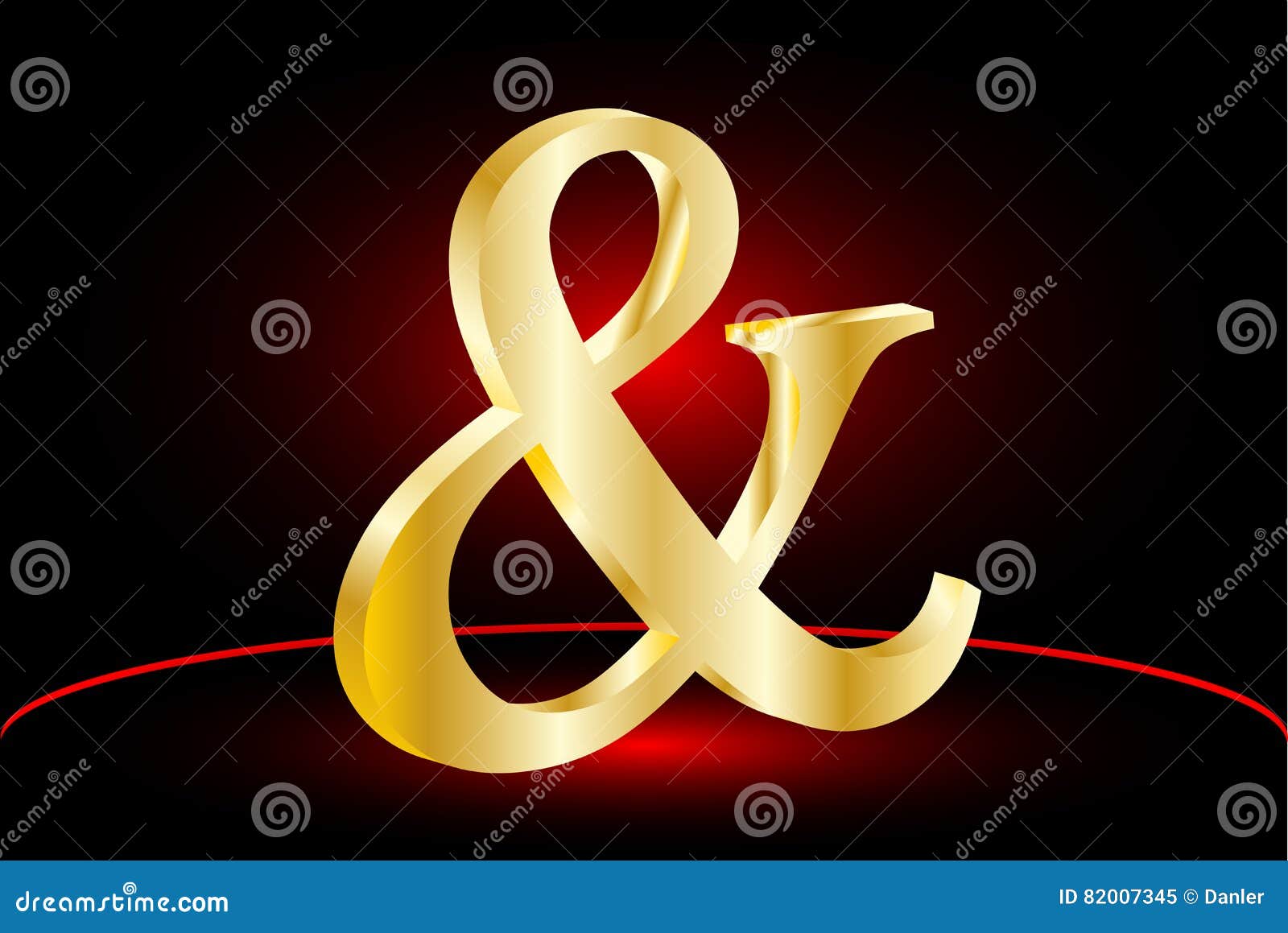 Ampersand Vector Font Script Logo Icon. Elegant Ampersand Design Symbol ...