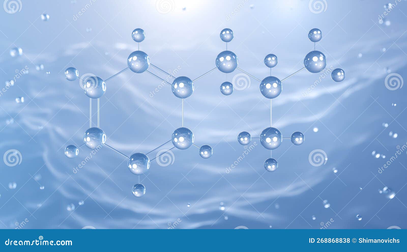 Amphetamine Molecular Structure, 3d Model Molecule, Cns Stimulant ...