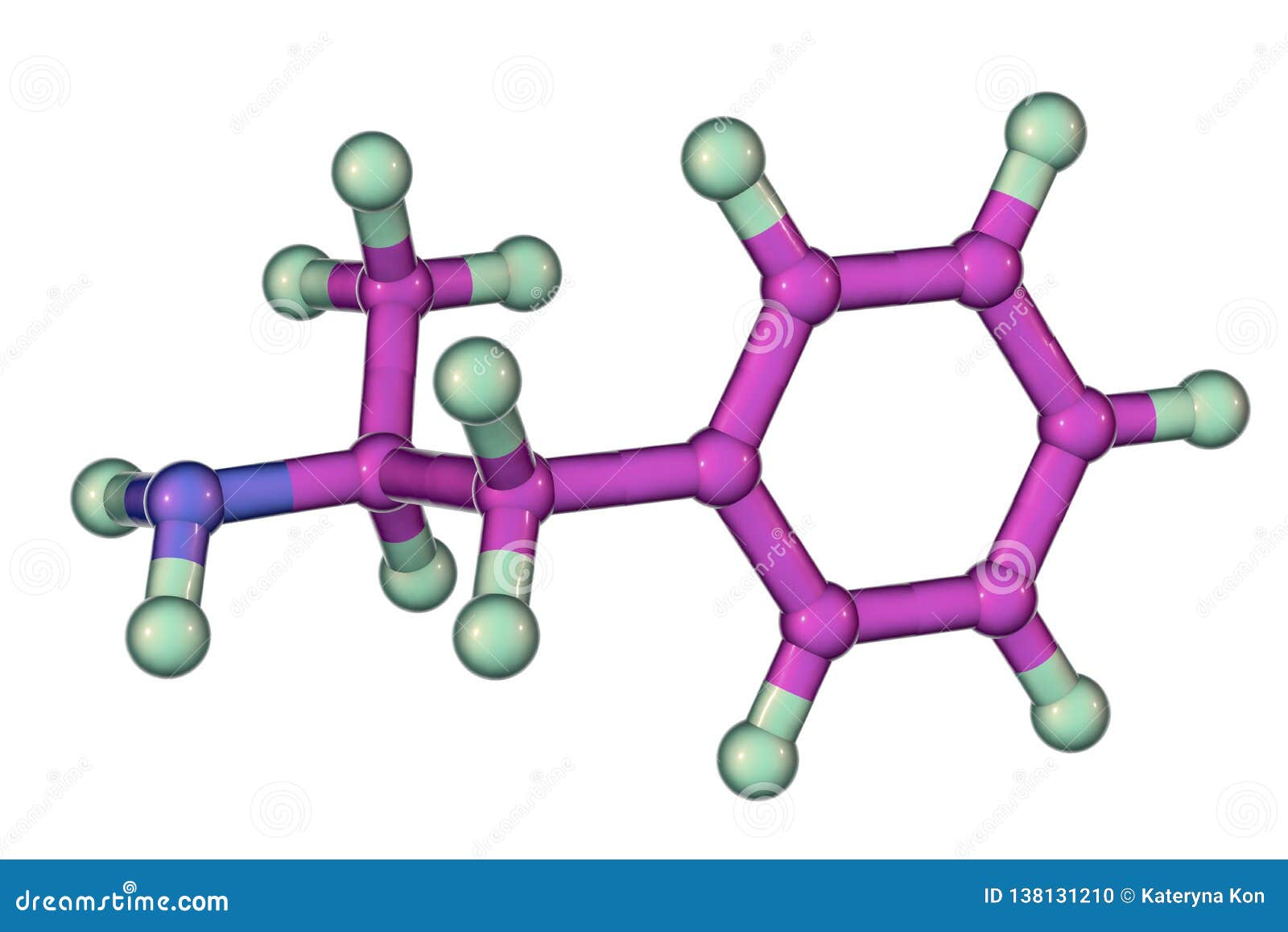 Amfetamine Amphetamine, Speed Stimulant Drug Molecule. Skeletal Formula ...