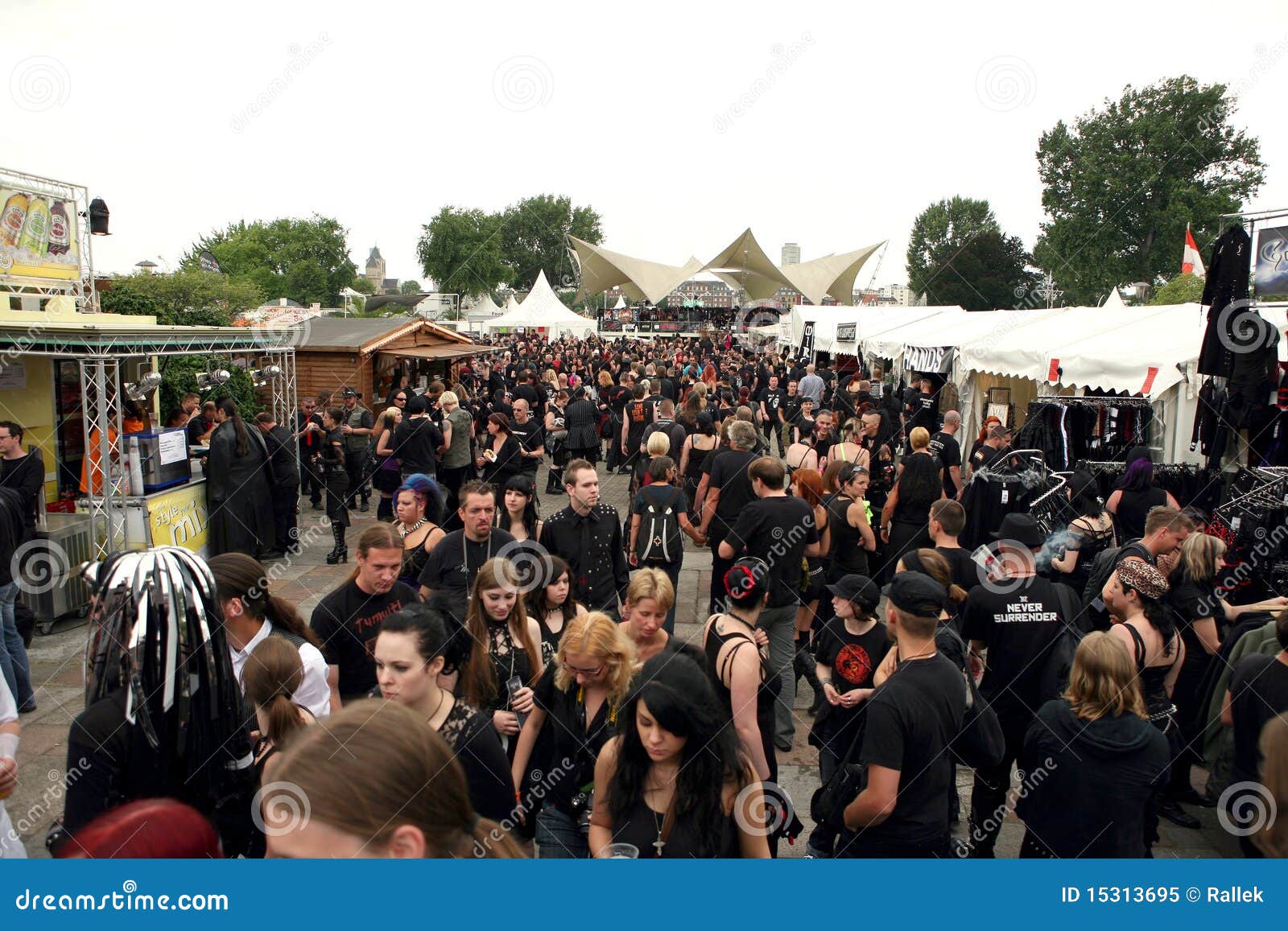 Amphi Festival - visitors editorial image. Image of piercing - 15313695