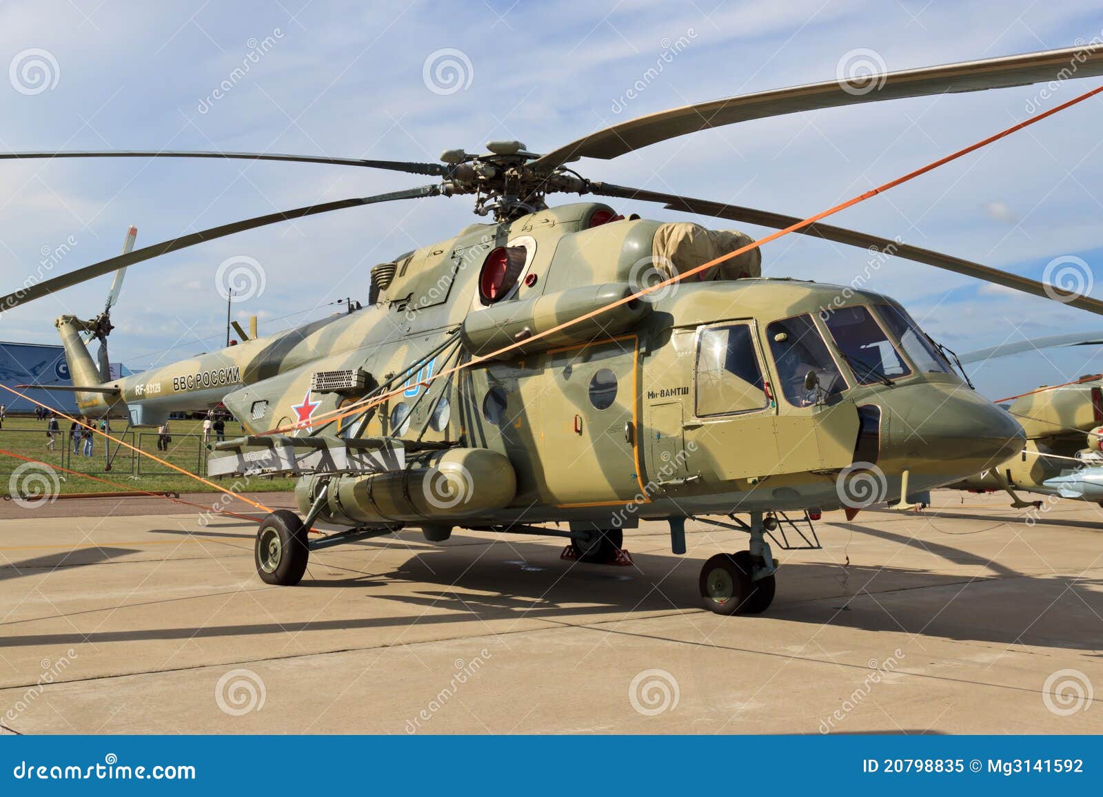Amphibious Transport Helicopter Mi-8AMTSh Editorial Image - Image of ...