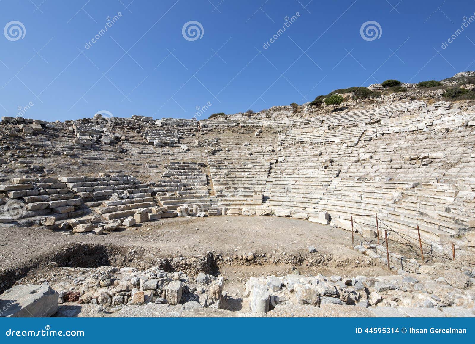 Amphitheate Von Knidos in Datca, Mugla Stockfoto - Bild von ionisch ...