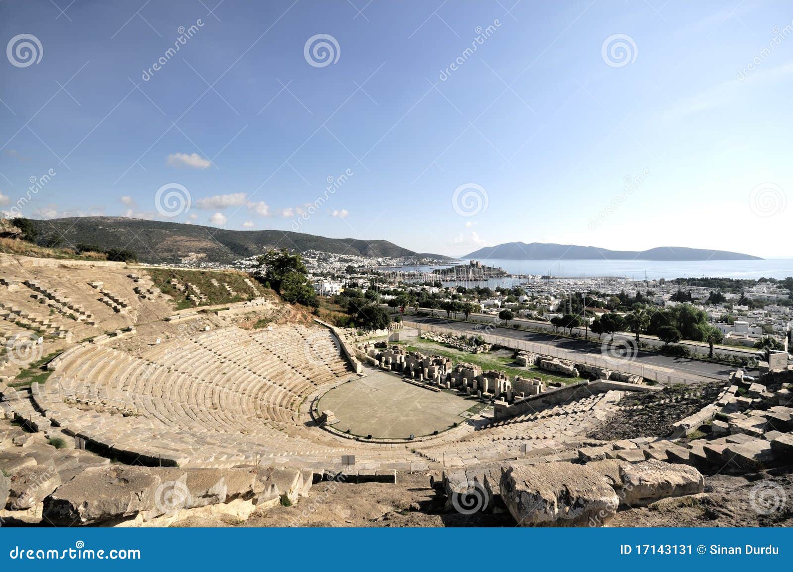 Amphitheater stock image. Image of marble, preserved - 17143131