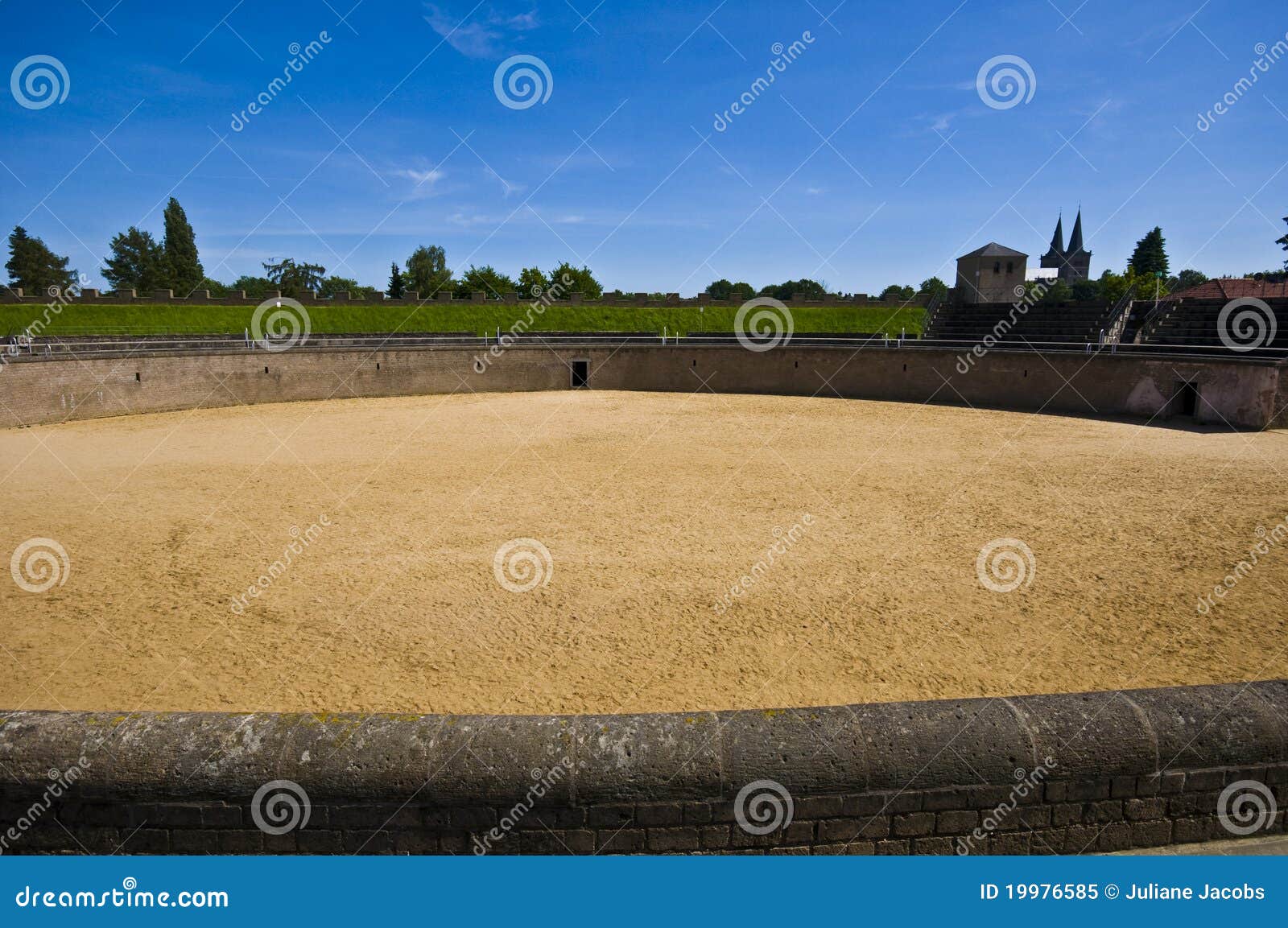 Amphitheater stock image. Image of landmark, giant, historic - 19976585