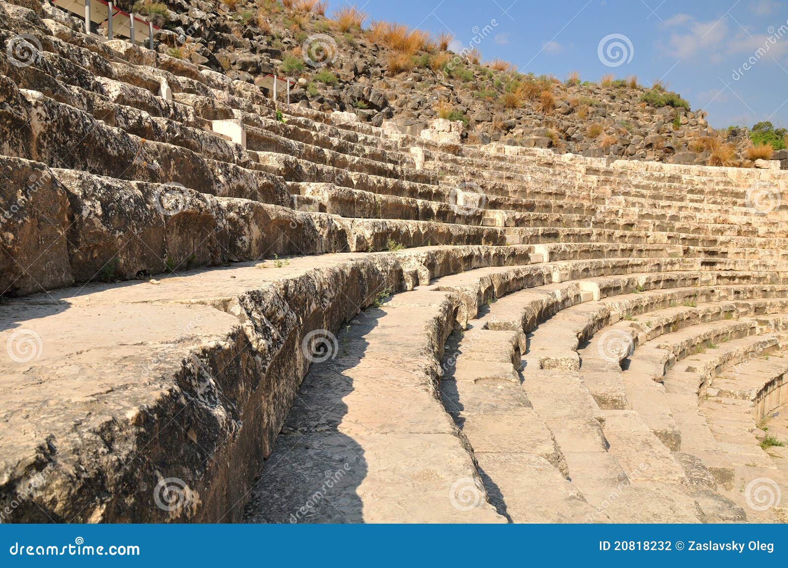Amphitheater stock photo. Image of seat, ancient, stone - 20818232