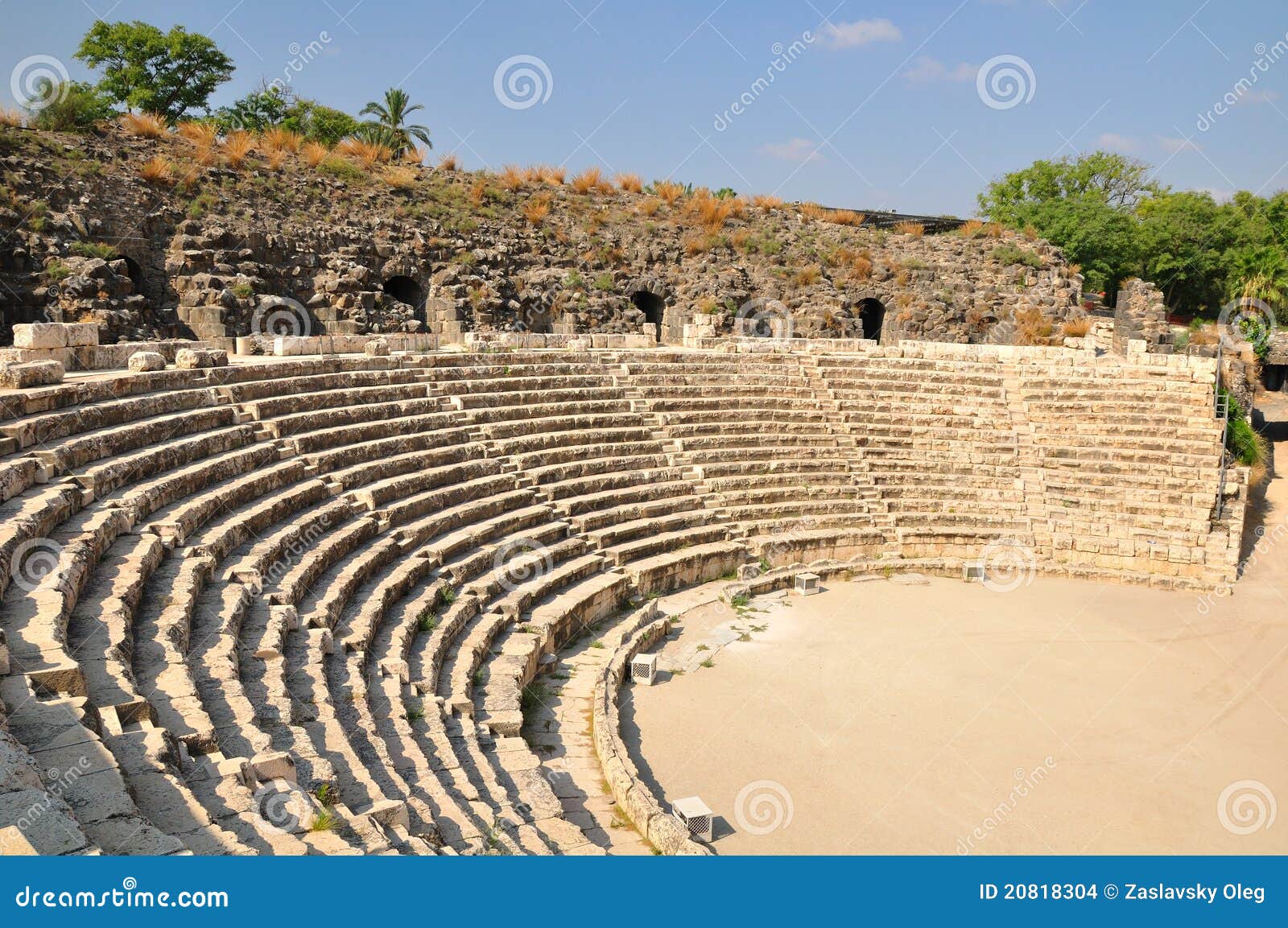 Amphitheater stock photo. Image of shean, attraction - 20818304