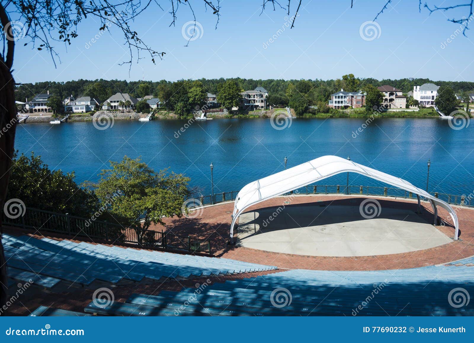 Amphitheater in Augusta, Georgia Stock Photo - Image of view, augusta ...