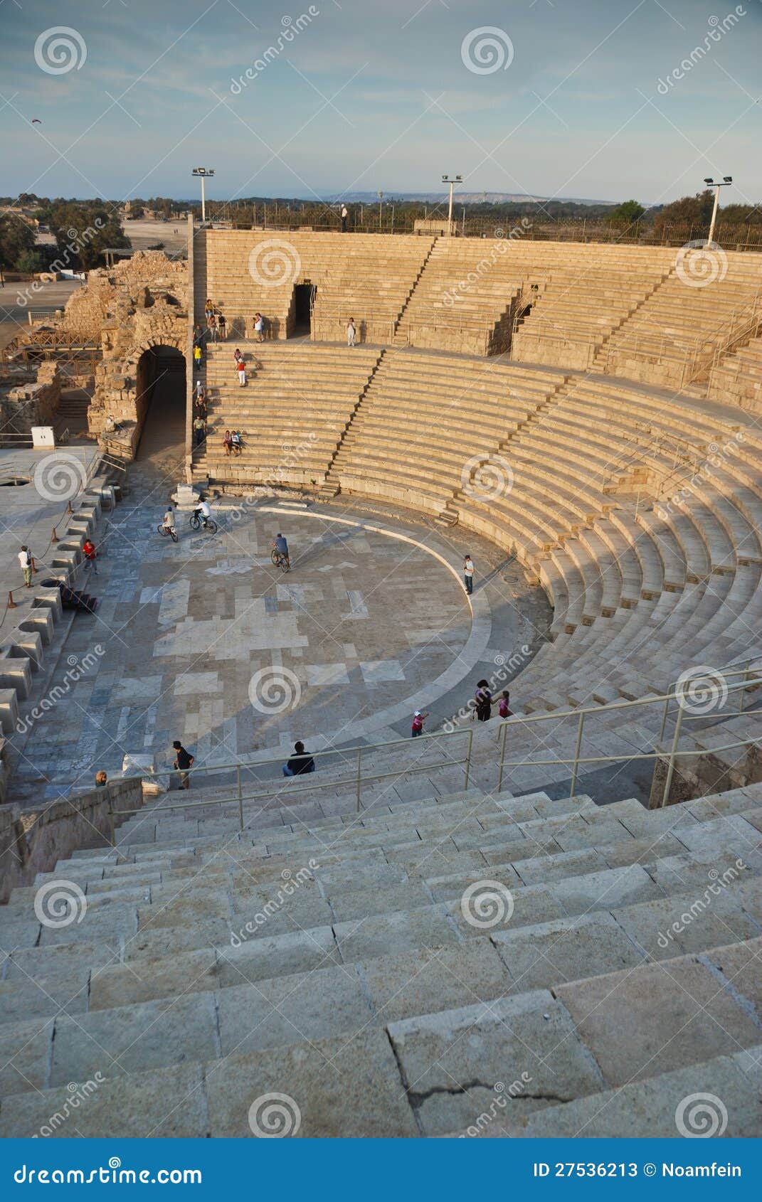 Amphitheater Caesarea editorial stock photo. Image of archeology - 27536213