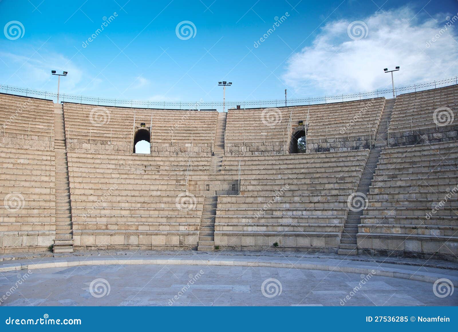 Amphitheater Caesarea stock image. Image of built, amphitheater - 27536285